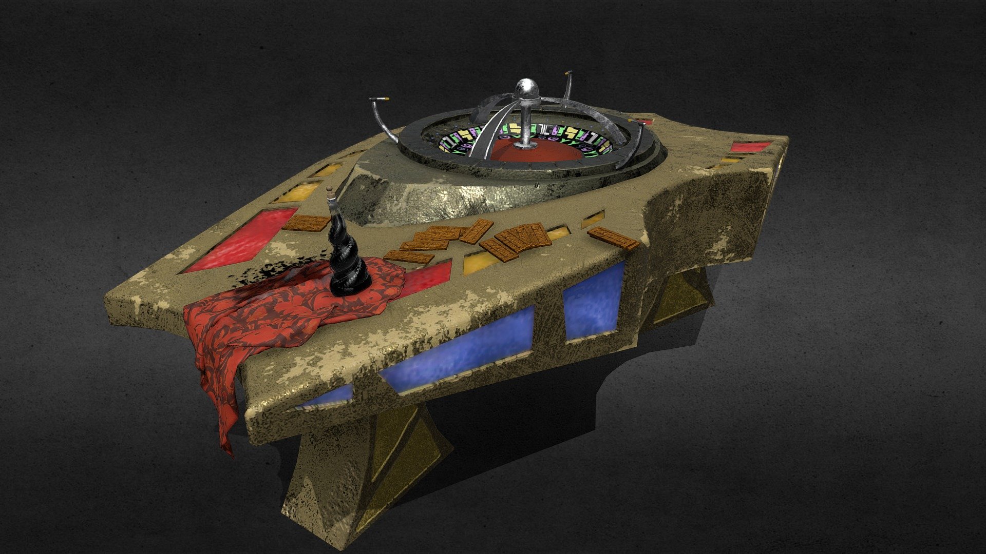 Quark's Dabo Table from Star Trek DS9 - Download Free 3D model by ...