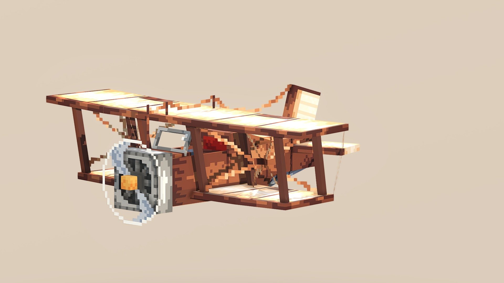 Biplane - 3D model by halbear.gamez [68d4811] - Sketchfab