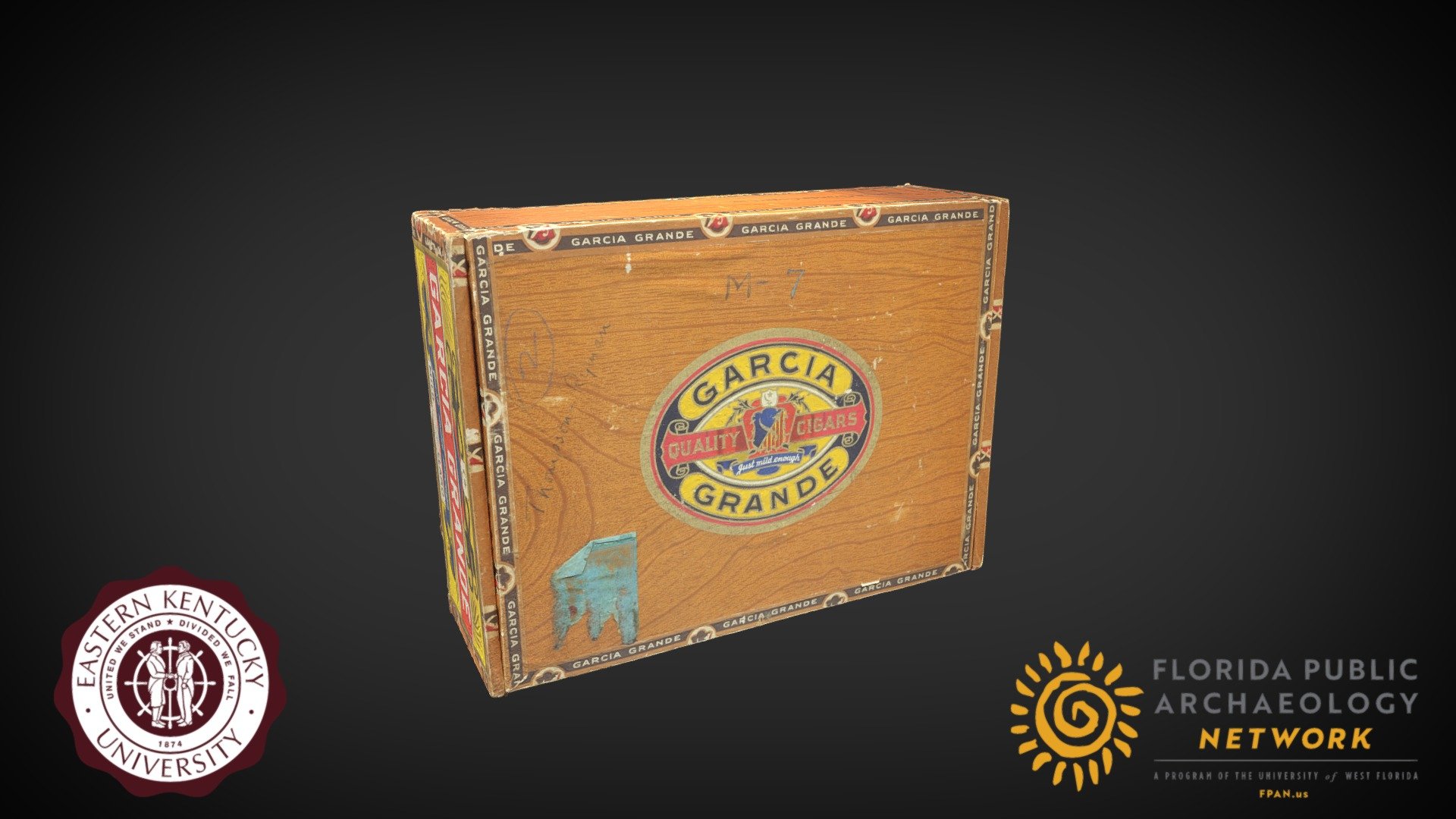 1940s Cigar Box - Download Free 3D model by Florida Public Archaeology Network (@fpan) [68d4a67 ...