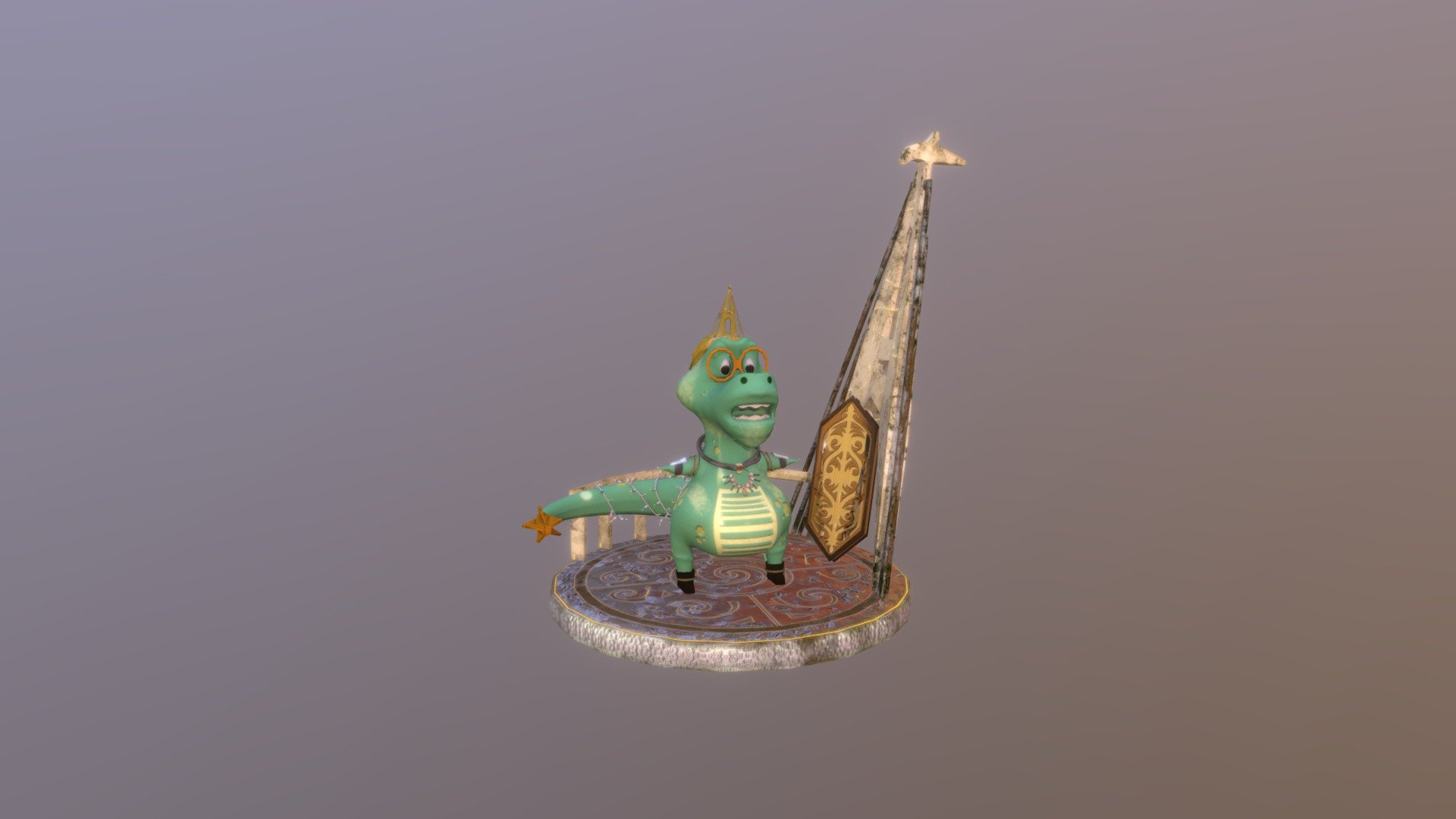 Clive the Clumsy Crocodile Intern - Download Free 3D model by Ann Marie ...