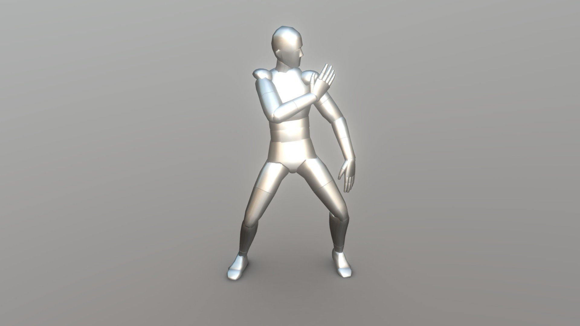 Man shadow fight - 3D model by uzCORDINAL [68d8307] - Sketchfab