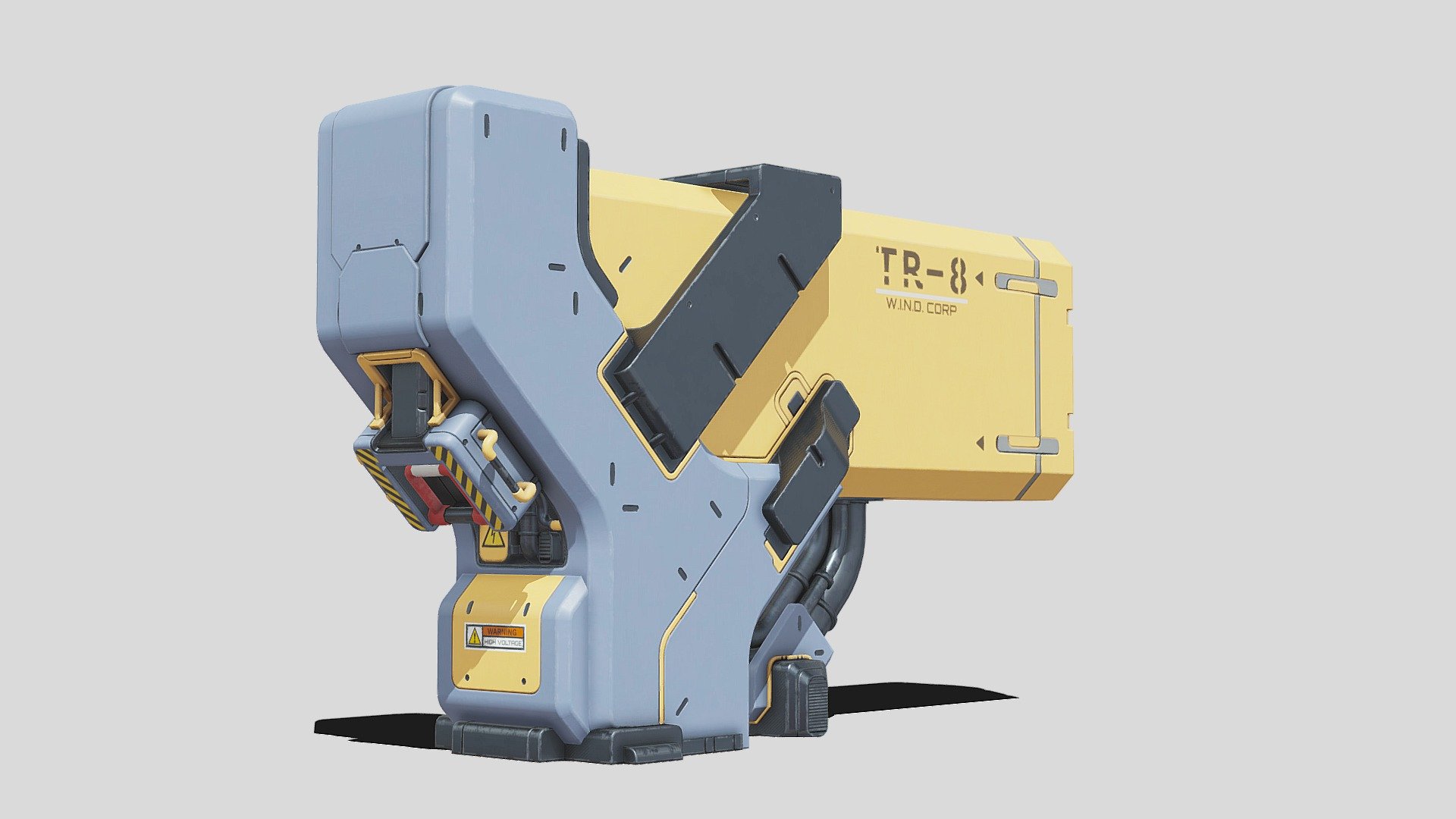 Sci Fi Prop 01 - 3D model by QuakeShambler [68d8604] - Sketchfab