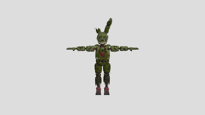 Springtrap 3D models - Sketchfab