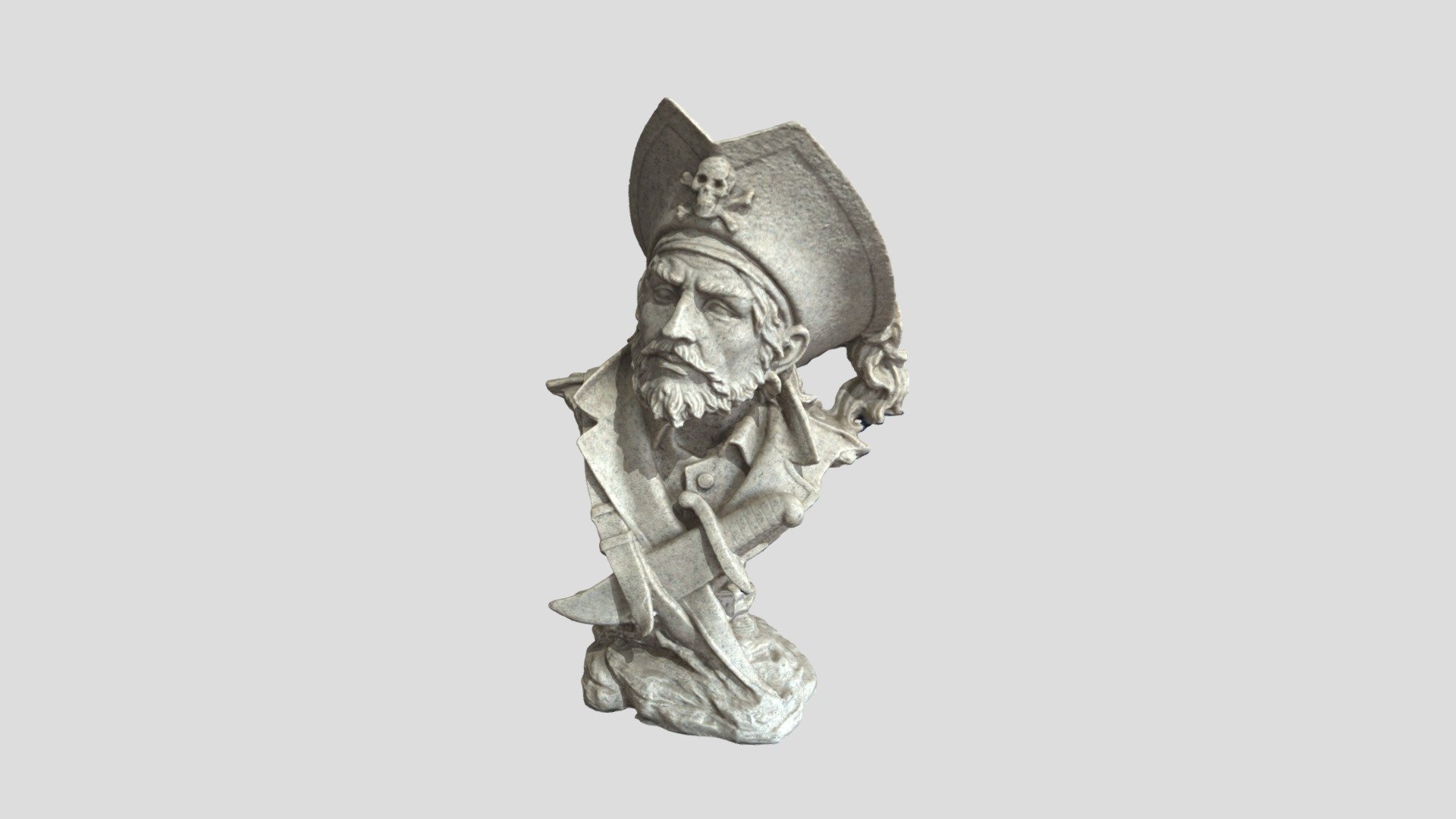 3D Scan of a Pirate Stone Statue - 3D model by JackIsRunningKIRI ...