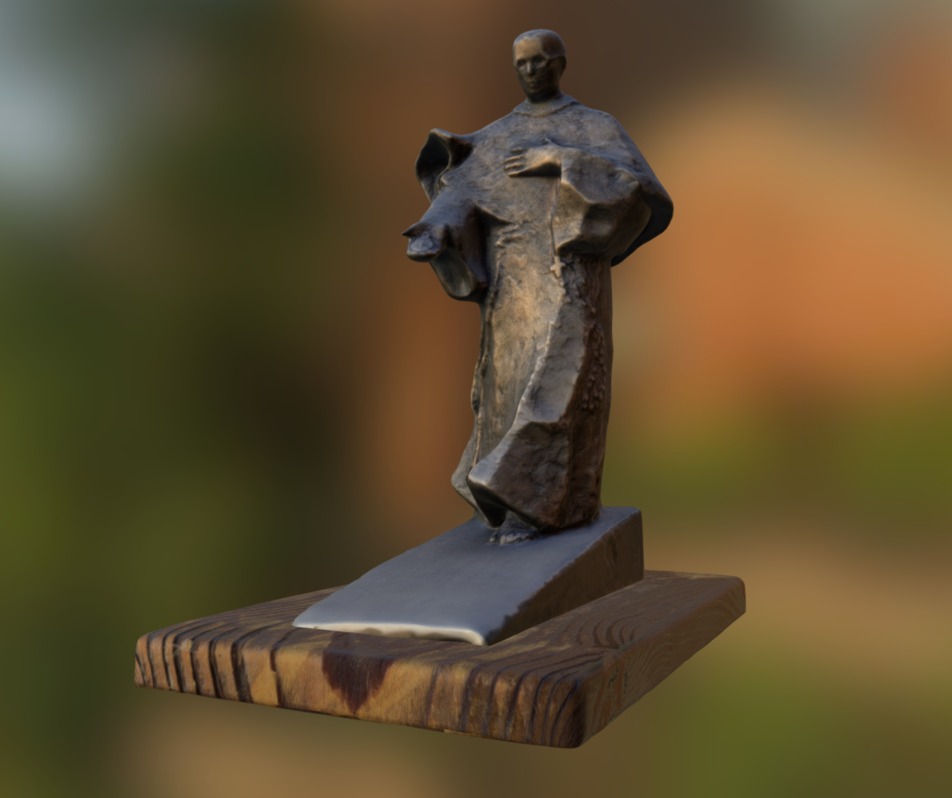 Niepokalanow Kolbe Statue - 3D model by bobasrego [68da33c] - Sketchfab