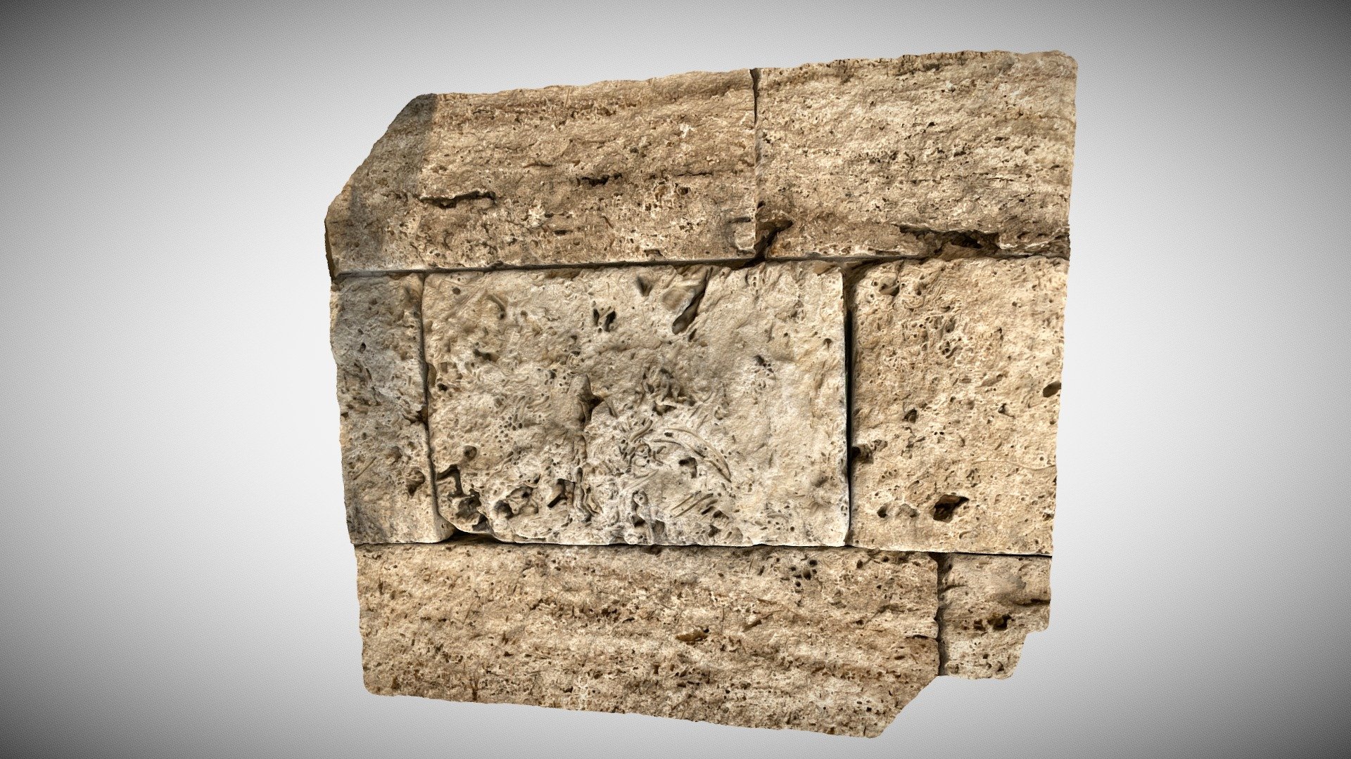 Limestone wall 2 - Download Free 3D model by Sara Carena (@saracarena1 ...