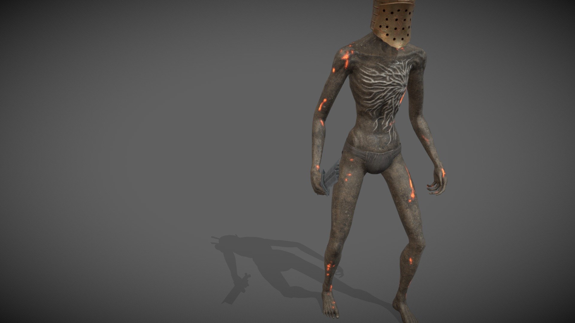 Dark Souls Hollow - Death Animation - 3D model by Bison95 [68dcb5a ...