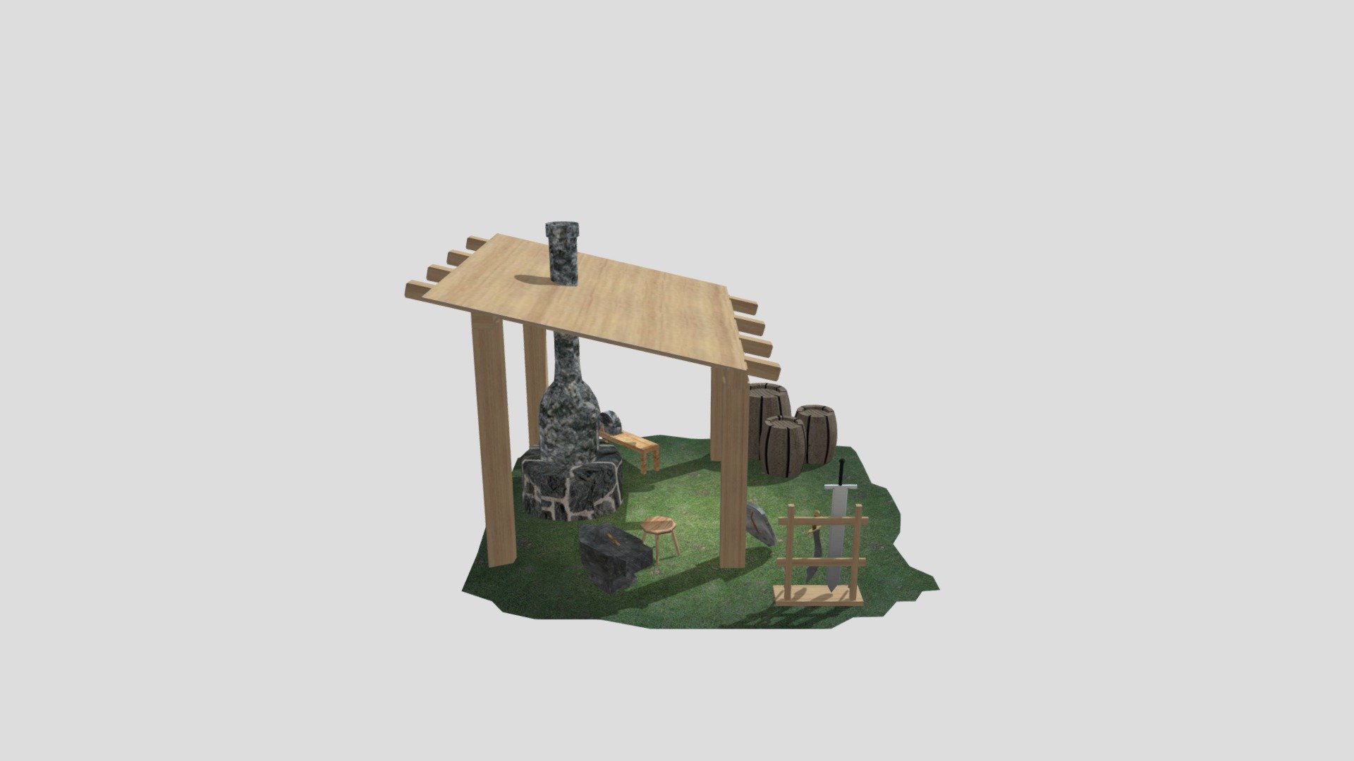 Forge_T - 3D model by othellolett37 [68ddf5d] - Sketchfab