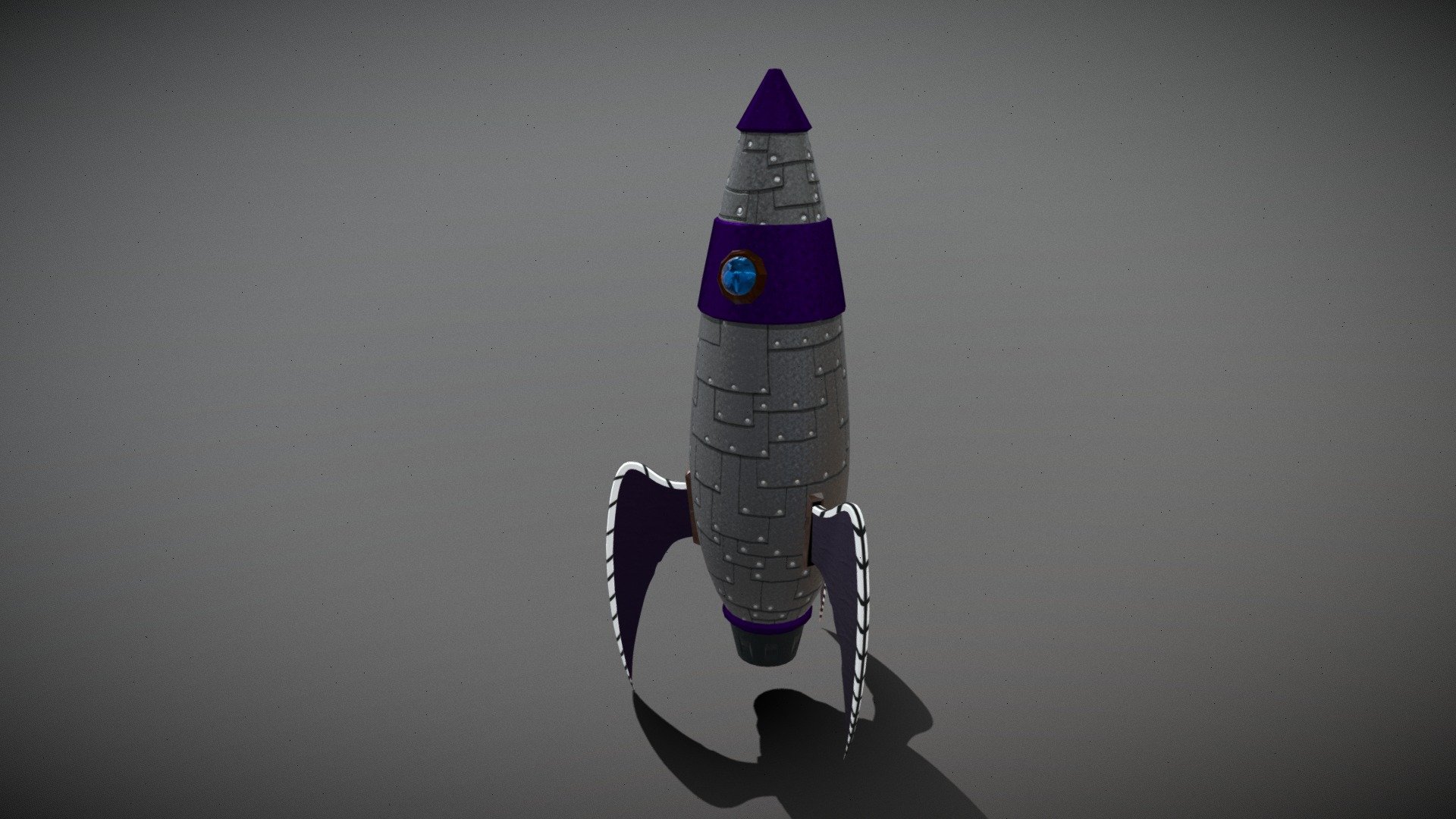 Toon Rocketship - 3D model by Zac Peterson (@zpeterson17) [68de6ce ...