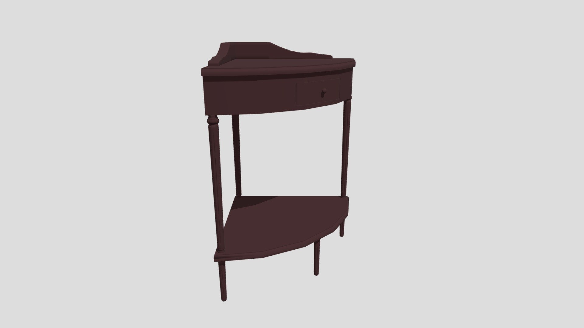 Corner Table - Download Free 3D model by John Ray (@xraymanslay ...
