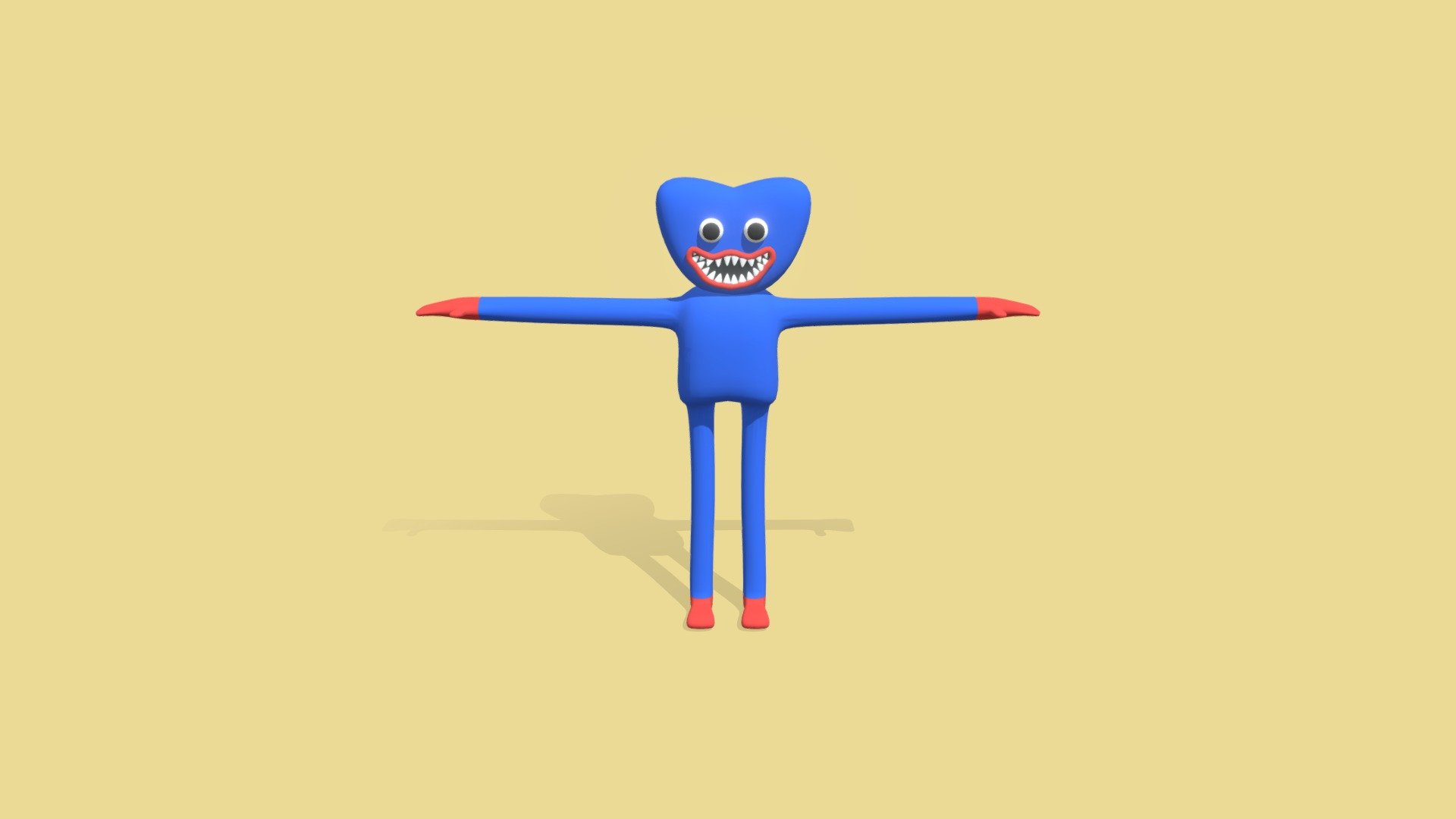 Huggy Wuggy - Download Free 3D model by Alihan (@BenAlihan) [68df04f ...