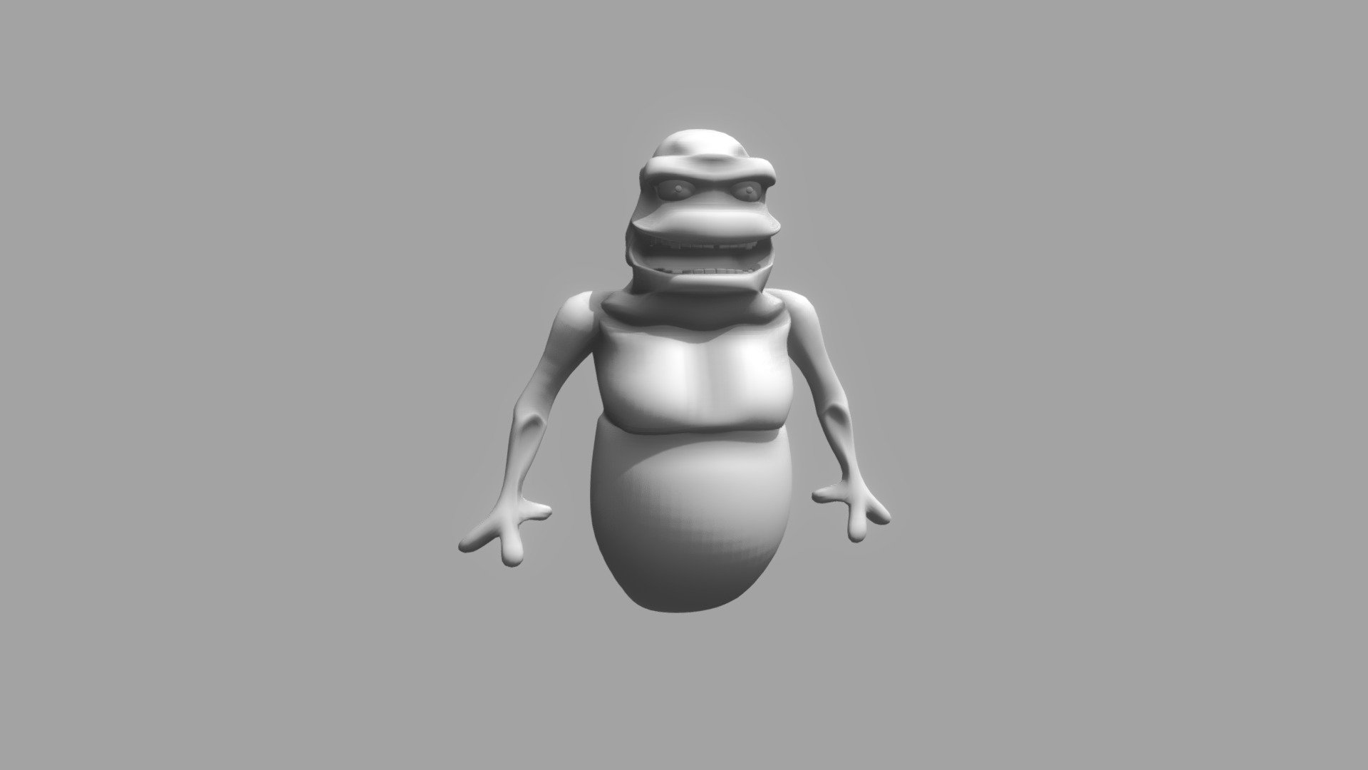 Fat Ghost (Untextured) - Download Free 3D model by matthew huff ...
