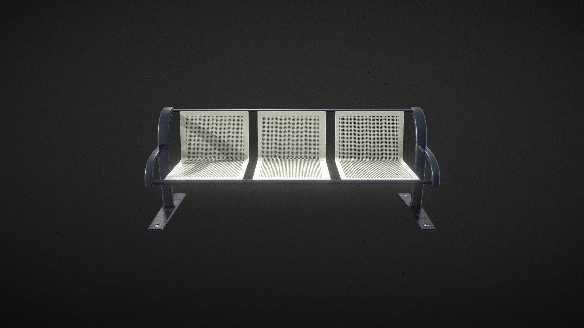 Station Bench - Download Free 3D model by Prem Mane (@premane) [68e1c47 ...