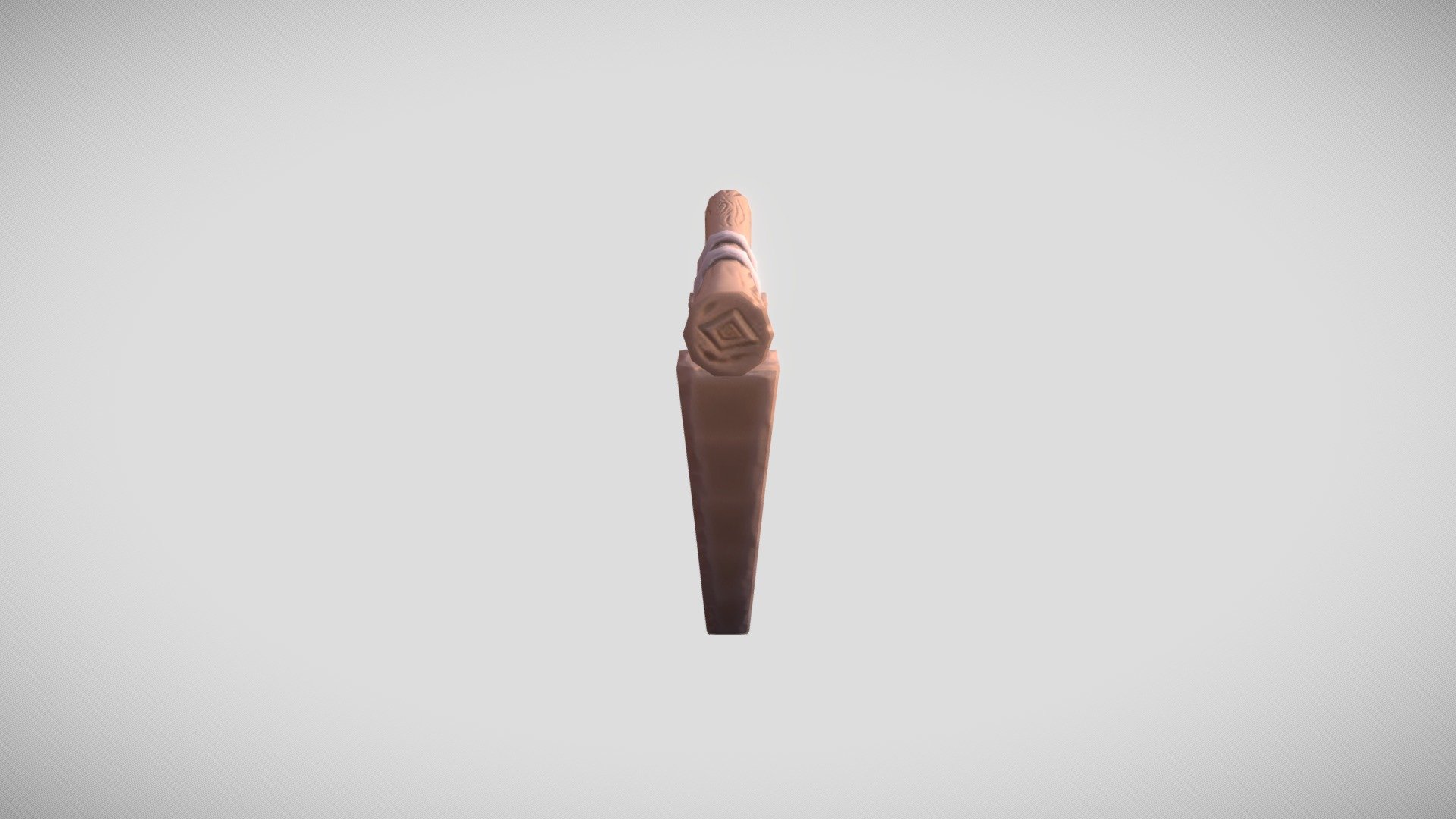 Low Poly Stylized Wooden Sign - Download Free 3D model by pau ...