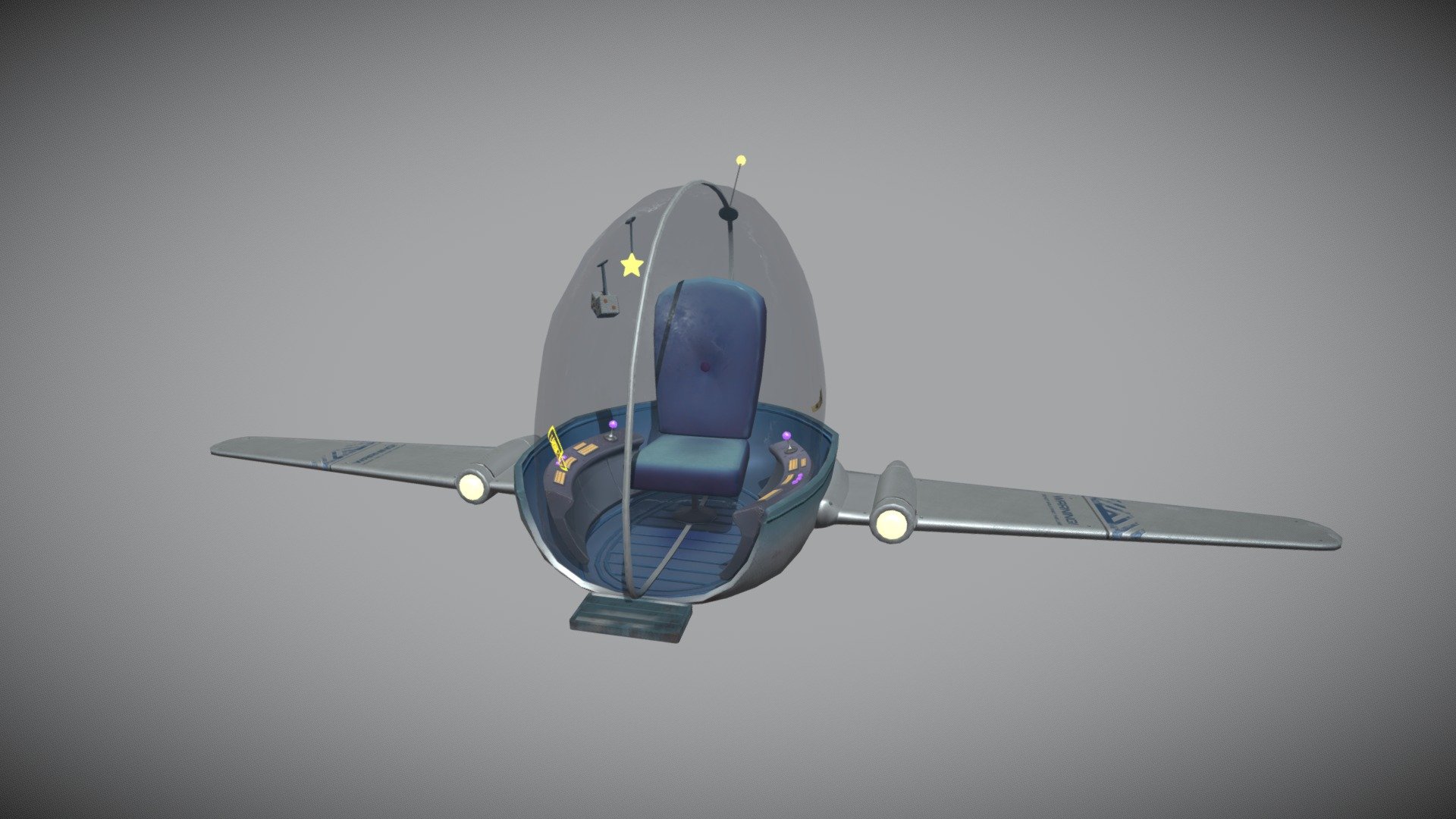 Stylized Spaceship - 3D model by Matilda Lindell (@matilda_lindell ...