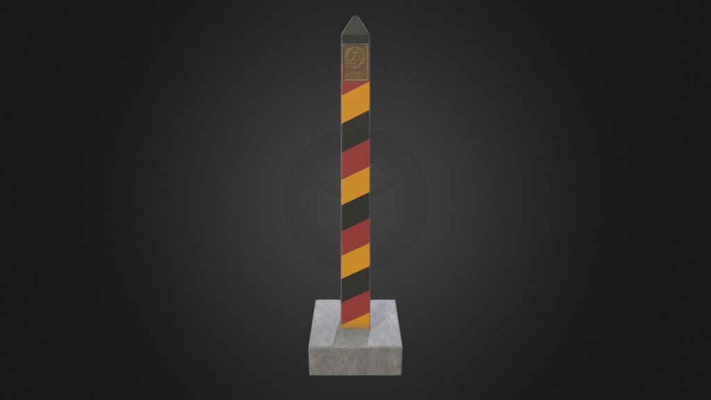 DDR Border Post - 3D model by P1NGA [68e7a85] - Sketchfab