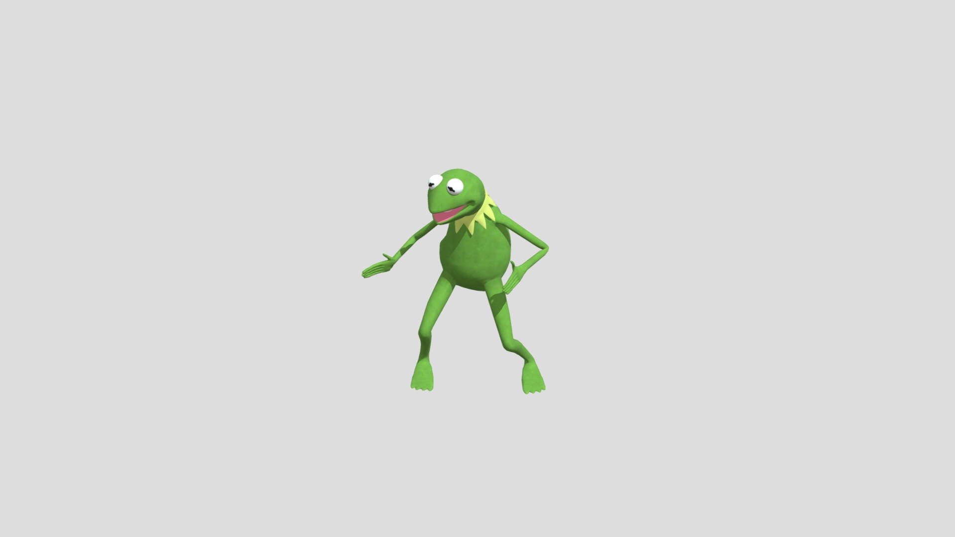 Kermit the Frog Silly Dancing 2 - Download Free 3D model by Renato ...