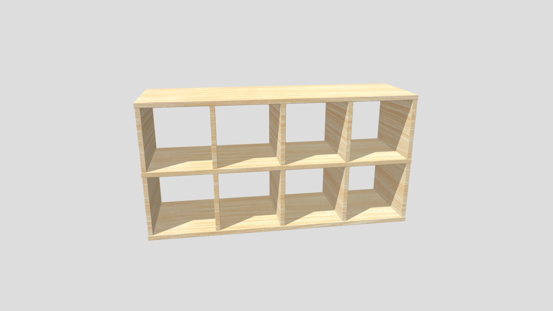Simple Wooden Shelf - Download Free 3D model by joeerito [68e867c ...