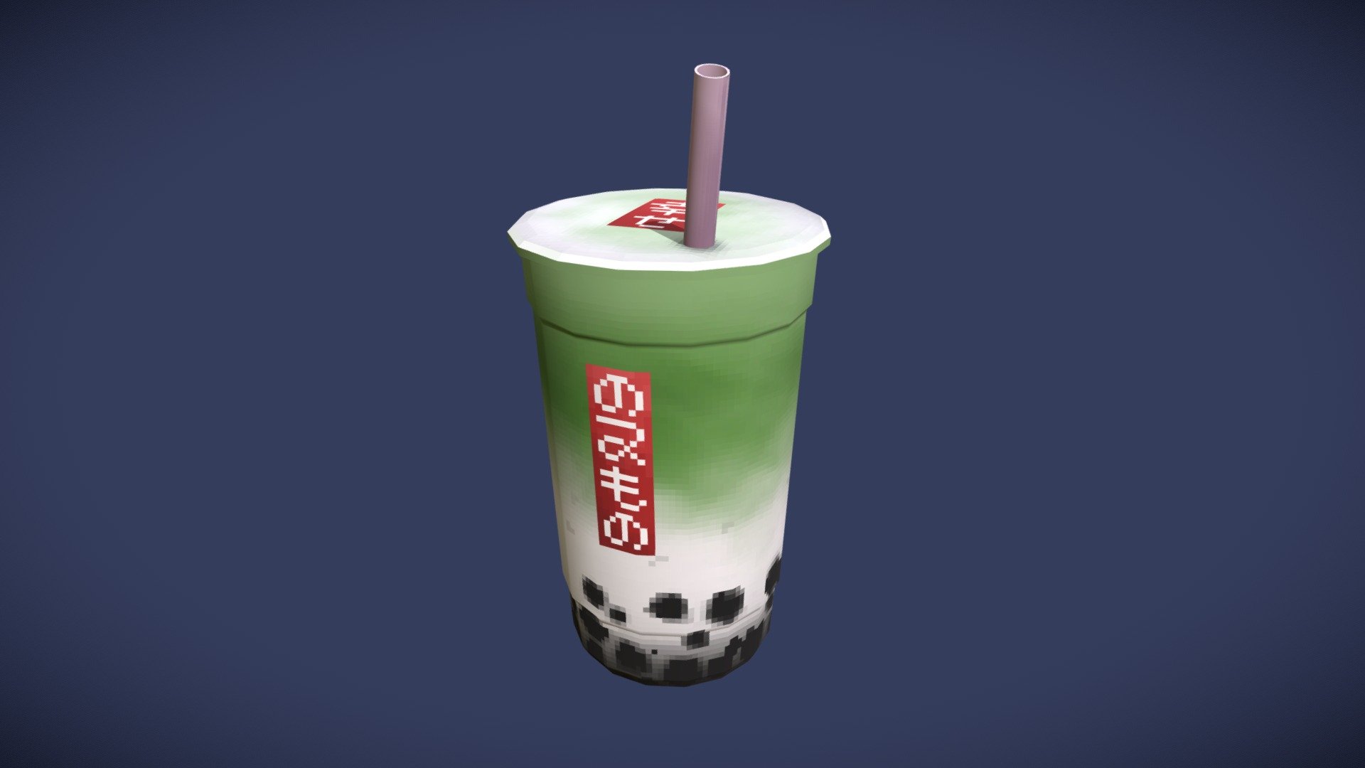 Macha Bubble Tea - Download Free 3D model by Ethan Buot (@ethan.buot ...