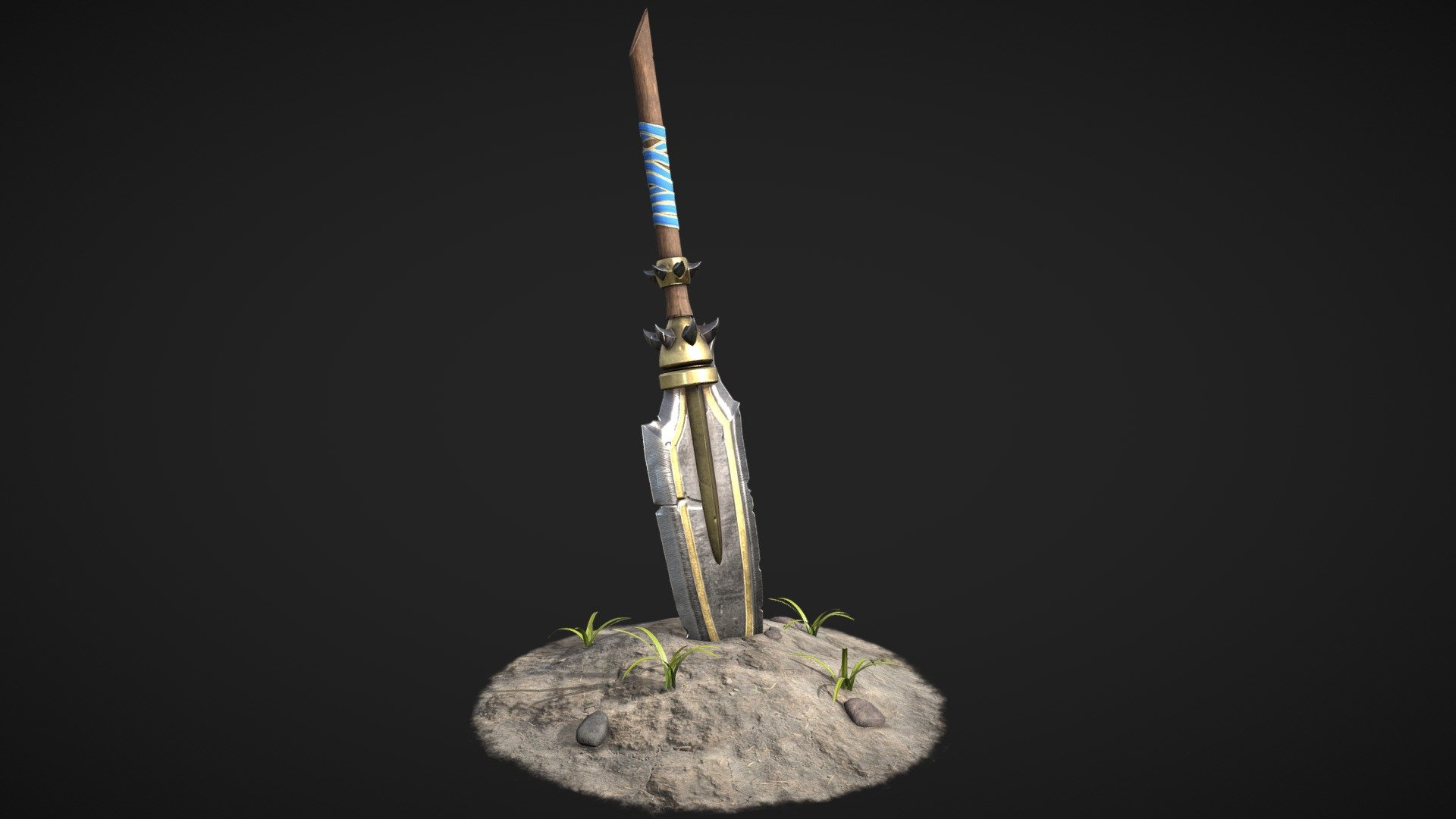 Broken Spear - 3D model by ZachDaniels24 [68e8c82] - Sketchfab