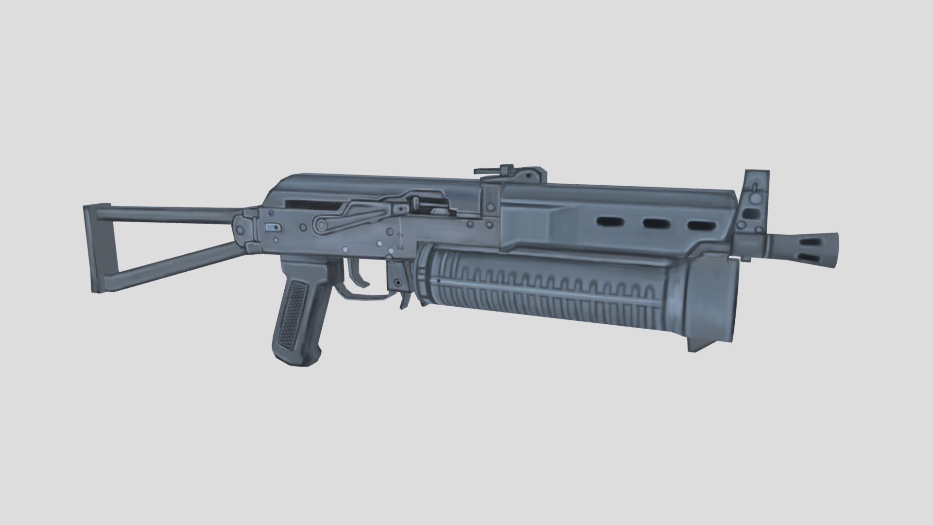 PP-19 Bizon - 3D model by BRITA74 [68ea86e] - Sketchfab