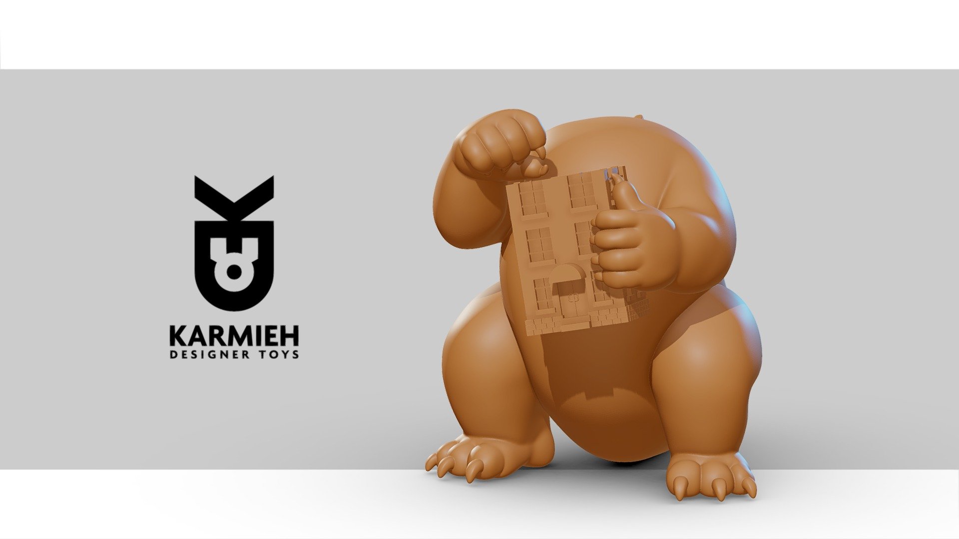 Chared Chad-NoHead-edit01 - 3D model by Oasim Karmieh (@pixelbudah ...