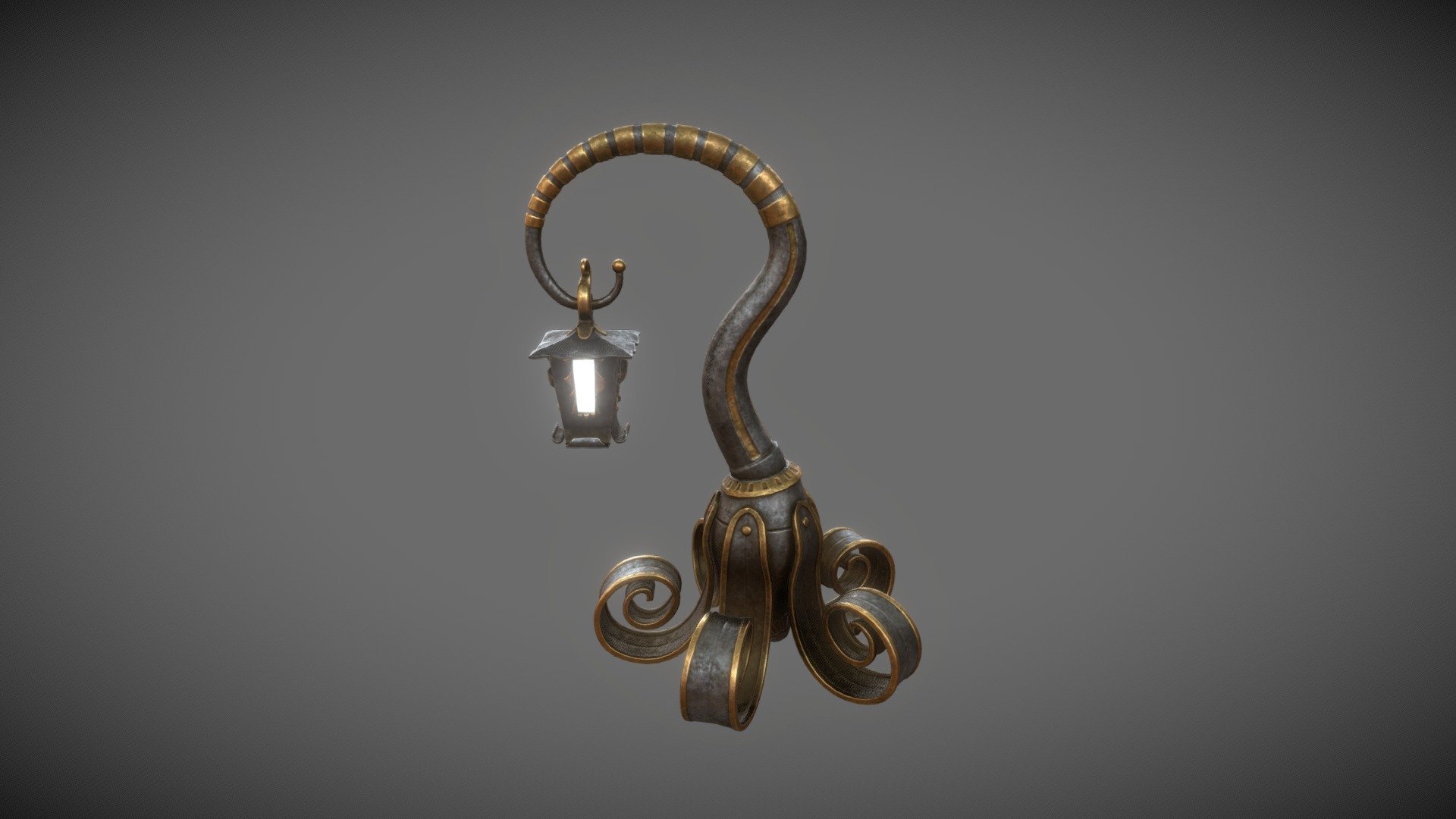Magic lantern post - 3D model by n1k [68eb5f5] - Sketchfab