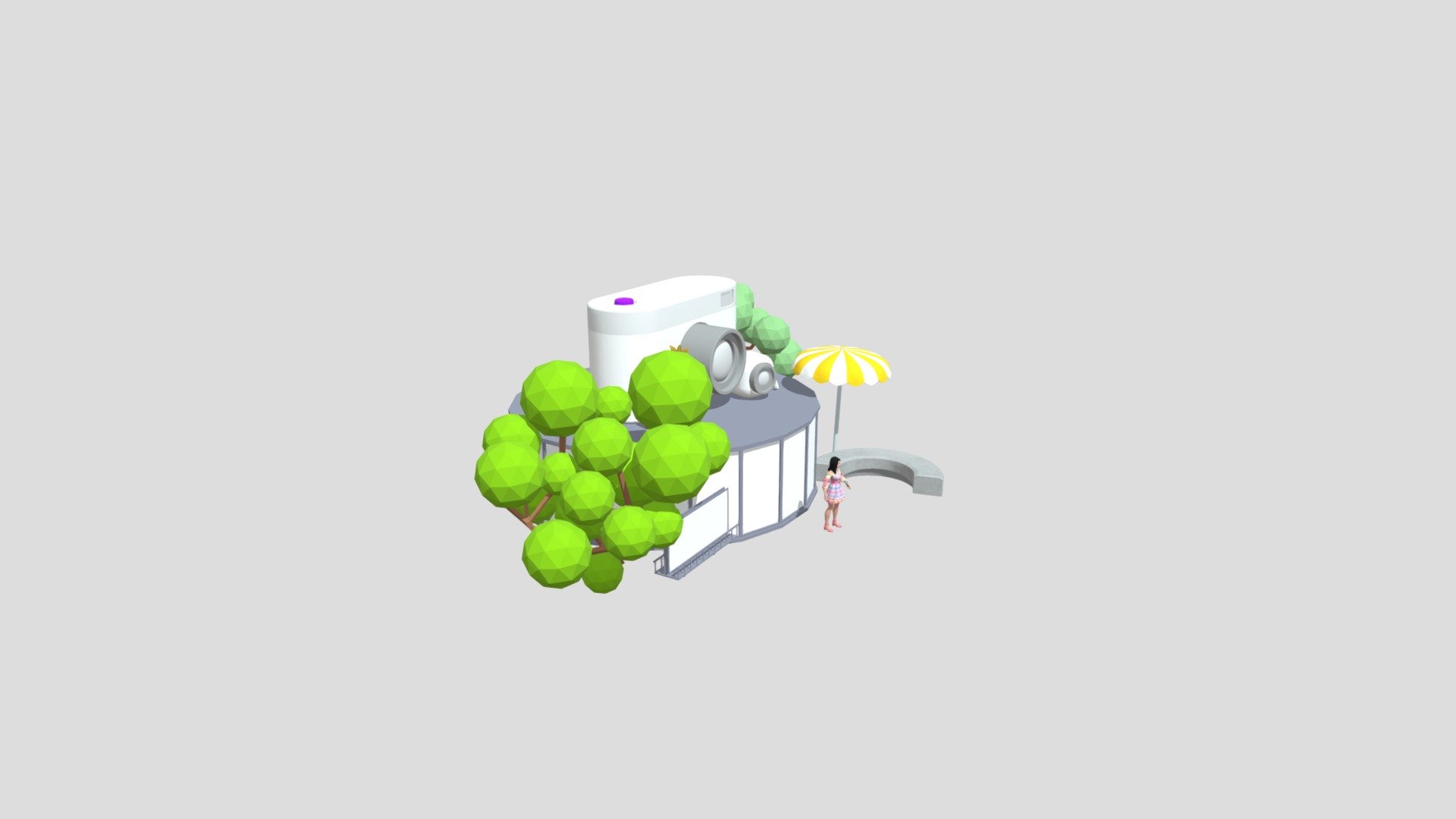 Camera Square - 3D model by cqiuyu111 [68eb884] - Sketchfab
