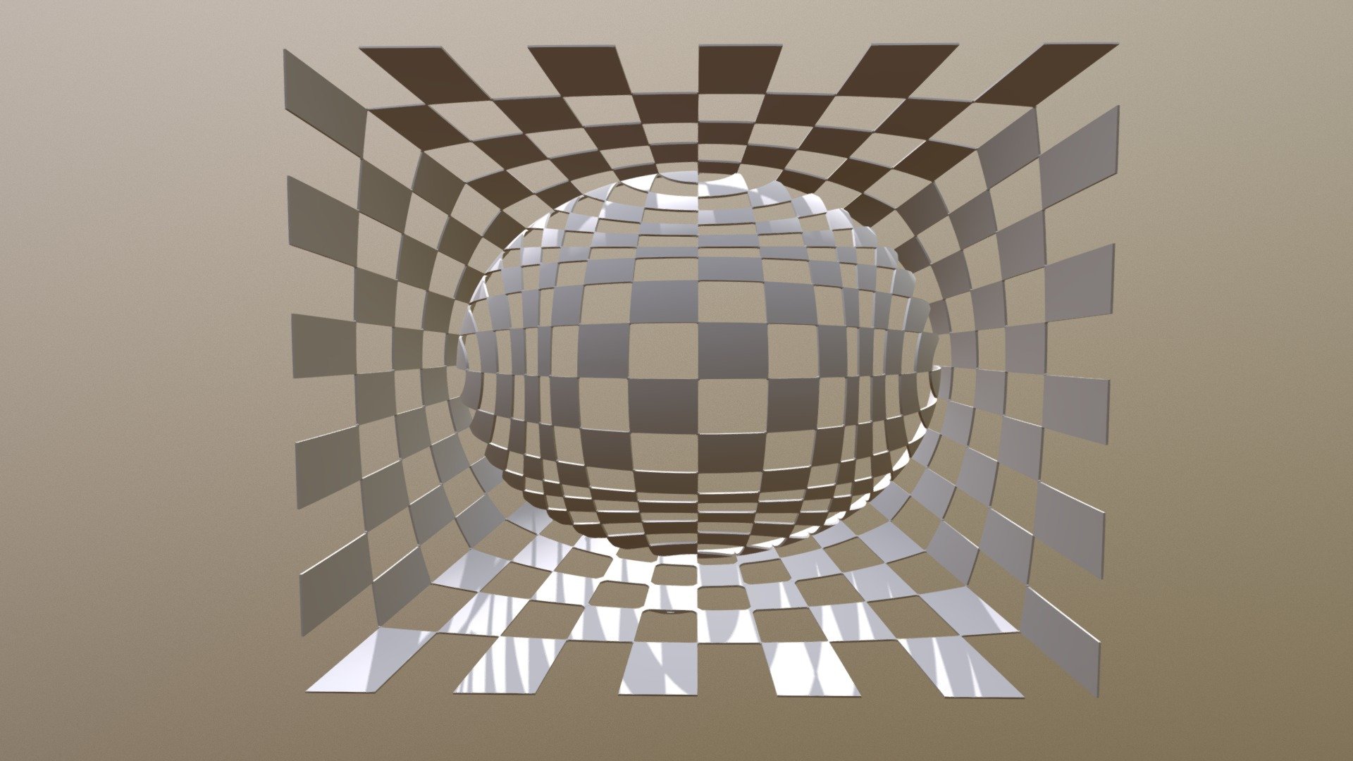 Geometric Tessellated 1 25m Stretched Sculpture - 3D model by Veris ...