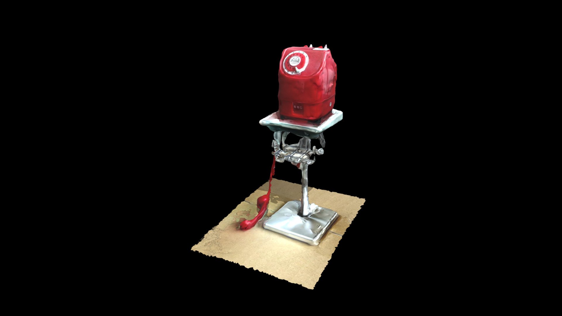 Red-telephone - 3D model by washin1968 [68ebc31] - Sketchfab