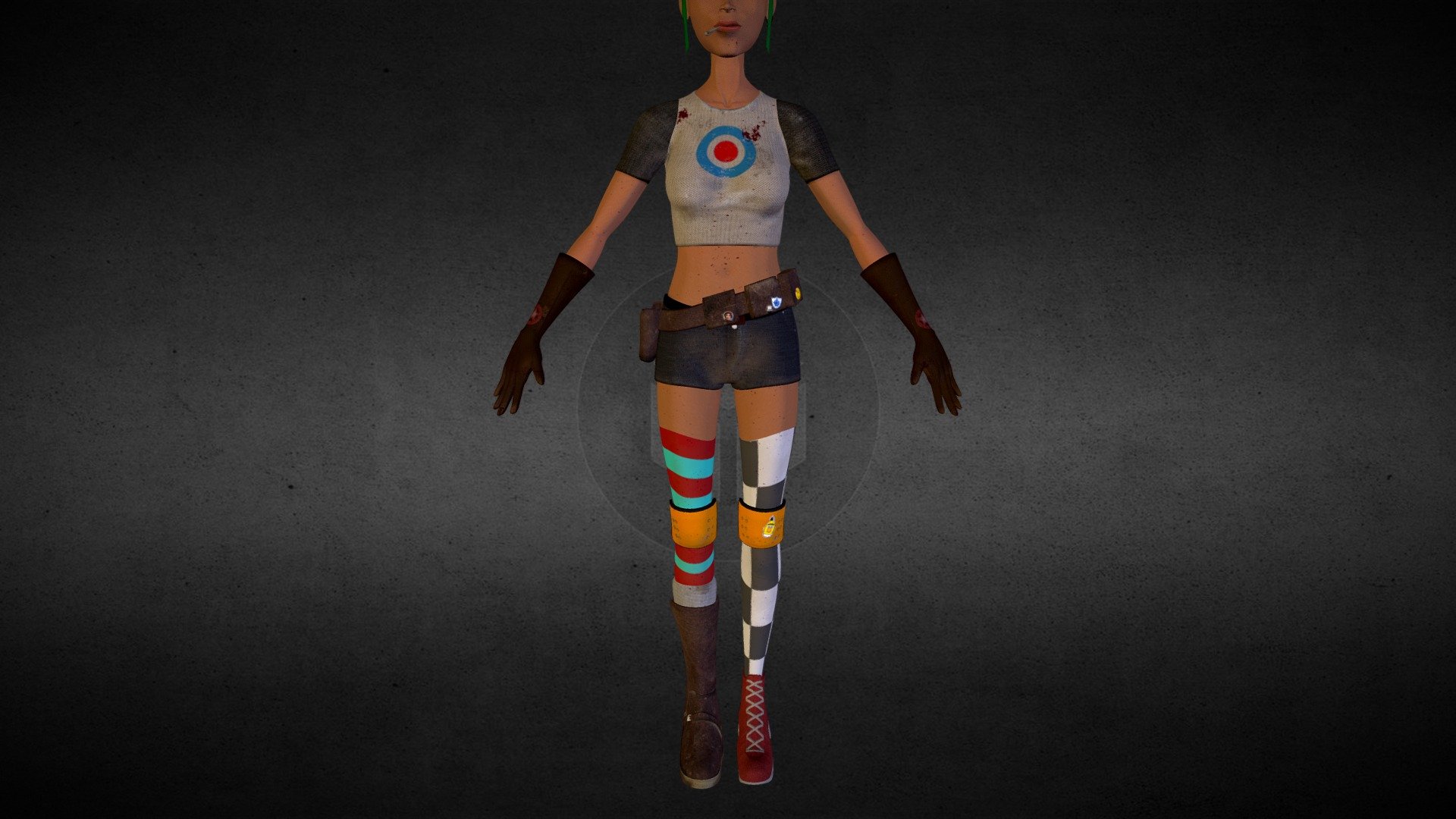 Tank Girl - 3D model by neefesto [68ebe02] - Sketchfab