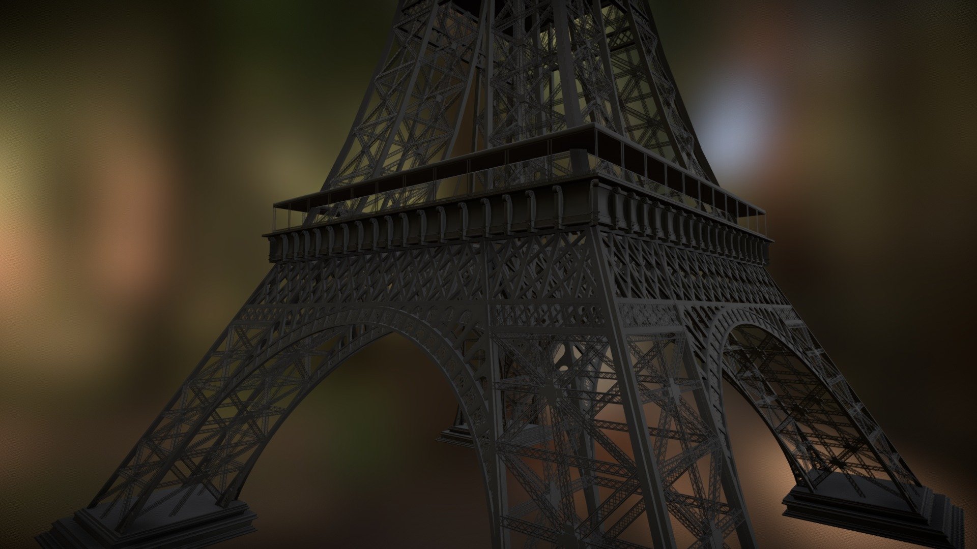 Eiffel Tower - Buy Royalty Free 3D model by Emerson Rosa (@iemersonrosa ...