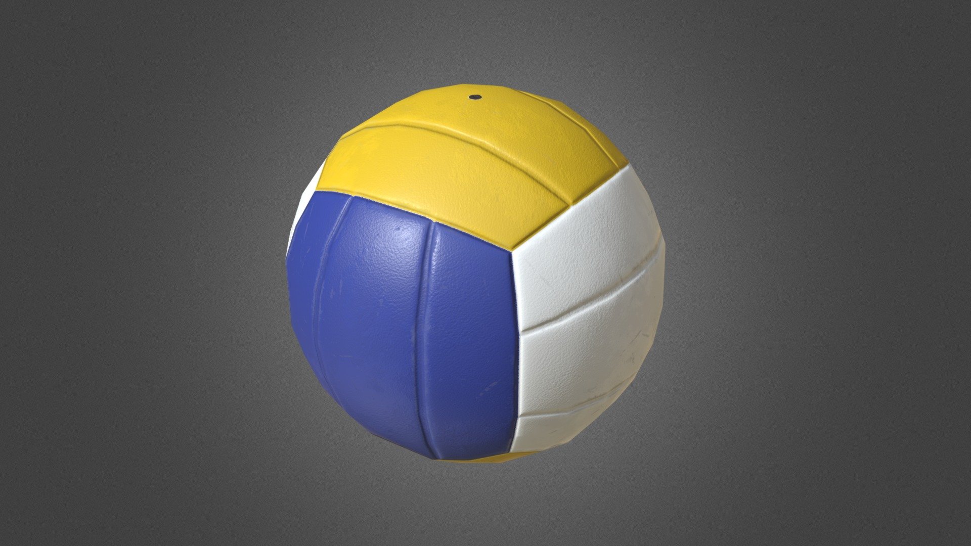 New Beach Volleyball Ball Low Poly PBR Model - 3D model by ...
