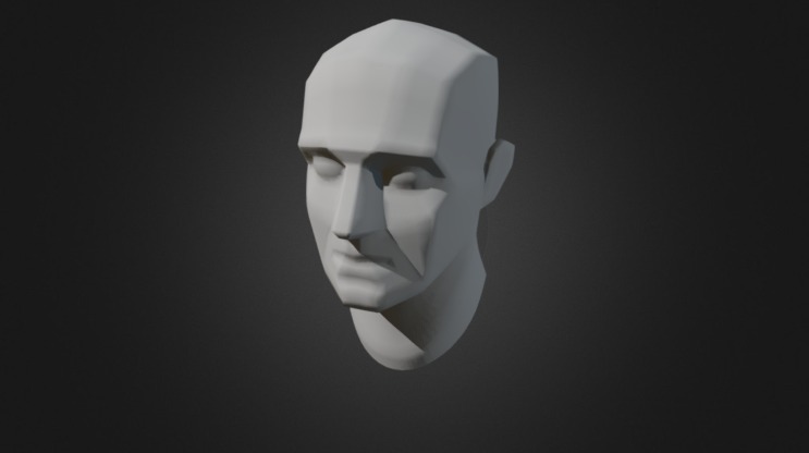 Simple head - 3D model by acatemote [68ecb17] - Sketchfab