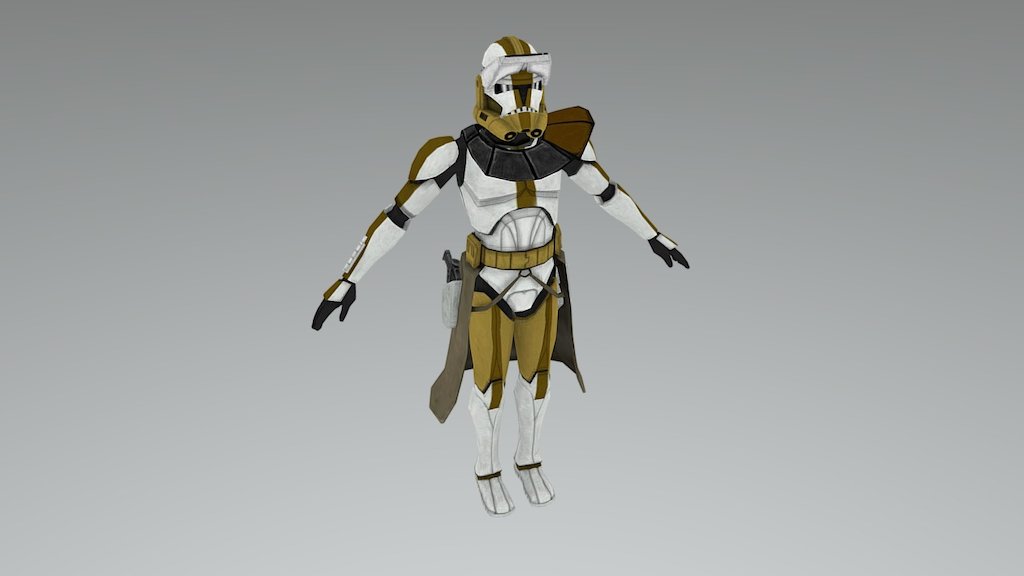 Star Wars 327th Commander Bly - 3D model by reizer [68ee012] - Sketchfab