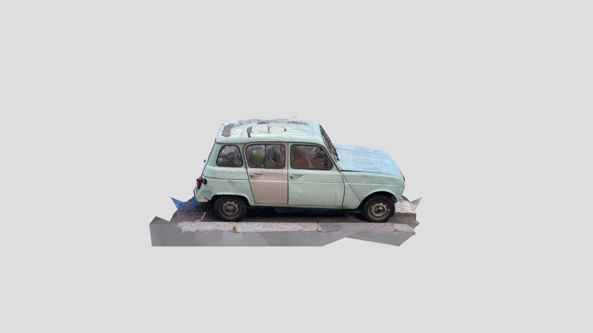 Renault 4L - Download Free 3D model by Maurice Svay (@mauricesvay ...