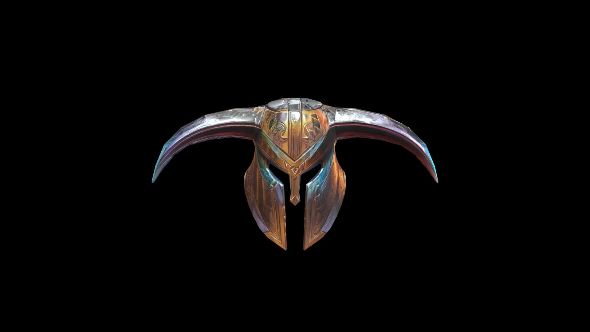 Meshy Helmet Fantasy Valkyrie Veil - Download Free 3D model by klrxyz ...