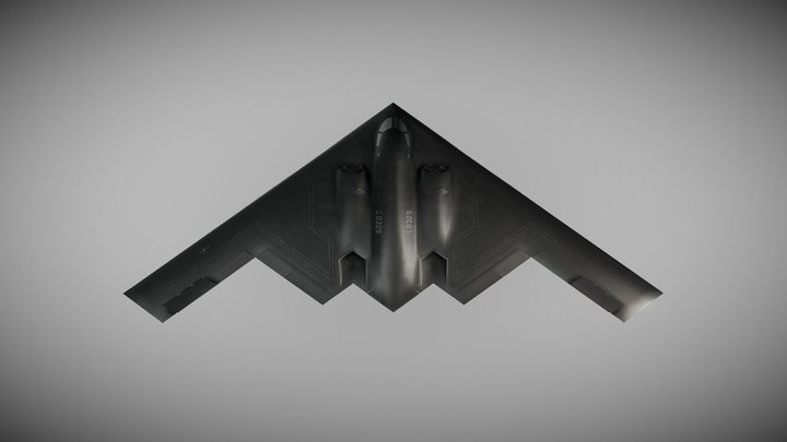 Stealth Bomber Top View
