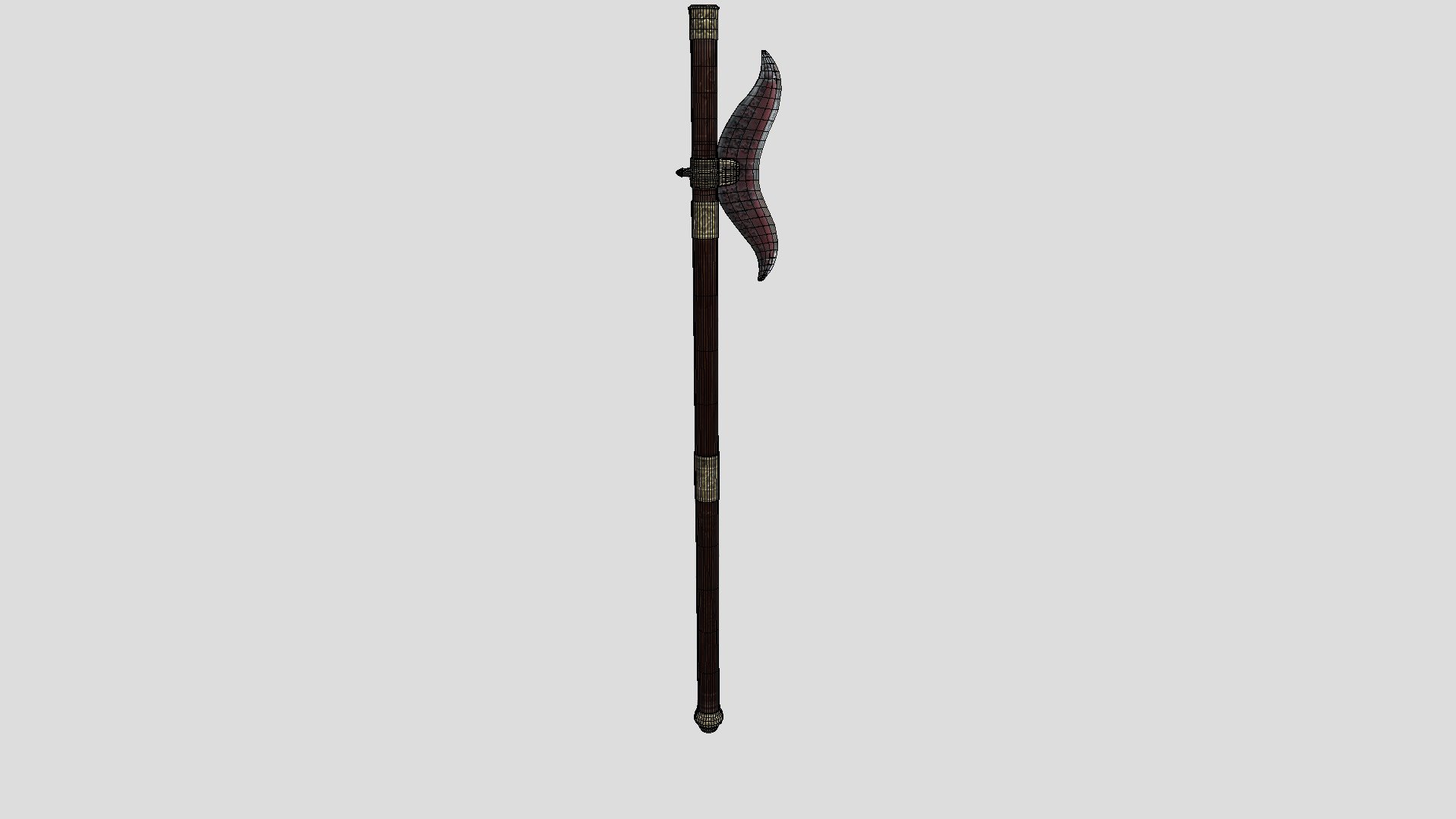 Indo Persian Axe (game ready model) - 3D model by nishchay_gawai ...
