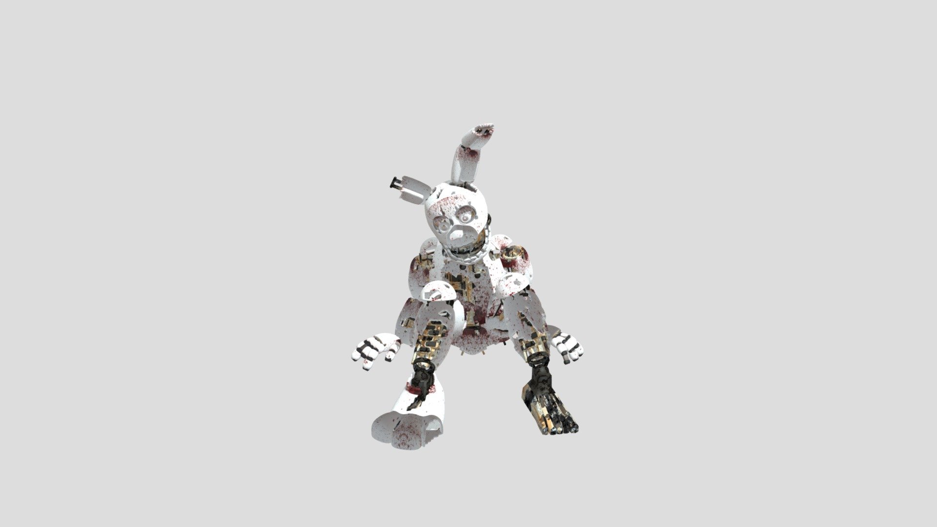 withered Spring Bonnie - 3D model by Freddy_Fazbear (@LBSCR_E2_No.100 ...