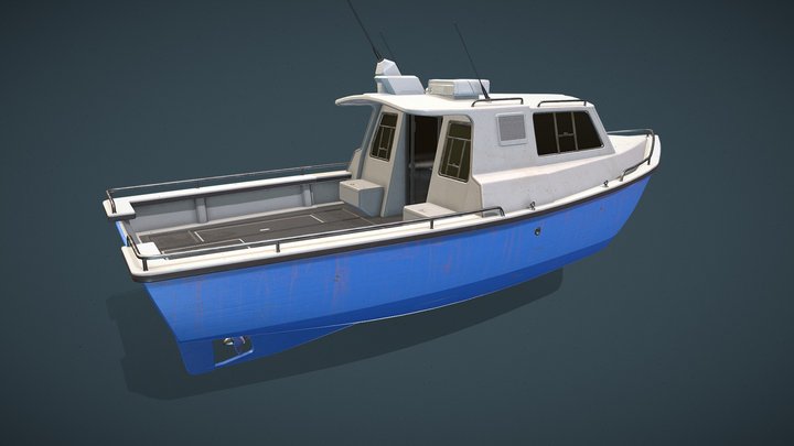 Speedboat 3D models - Sketchfab