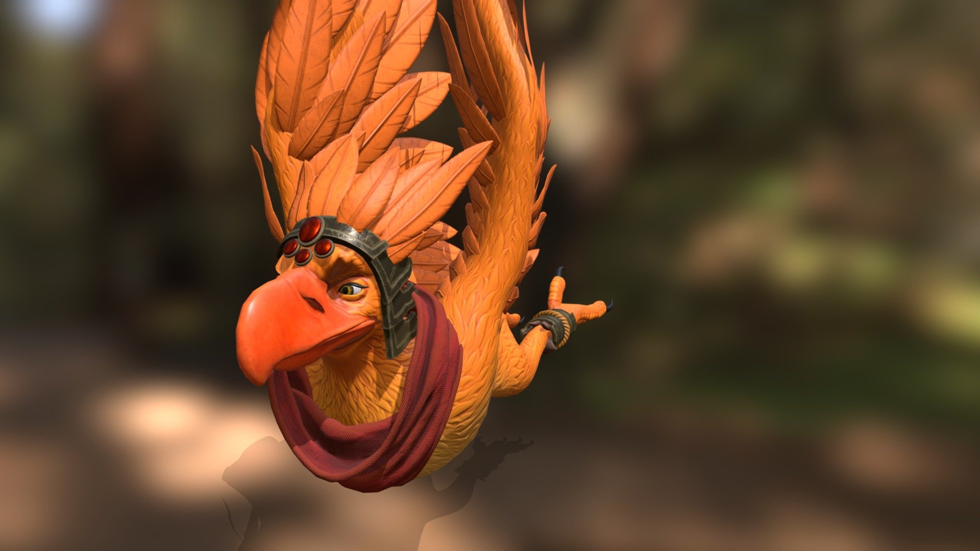Bird rig - The Fading Forest - 3D model by Saanix [68f0bc3] - Sketchfab