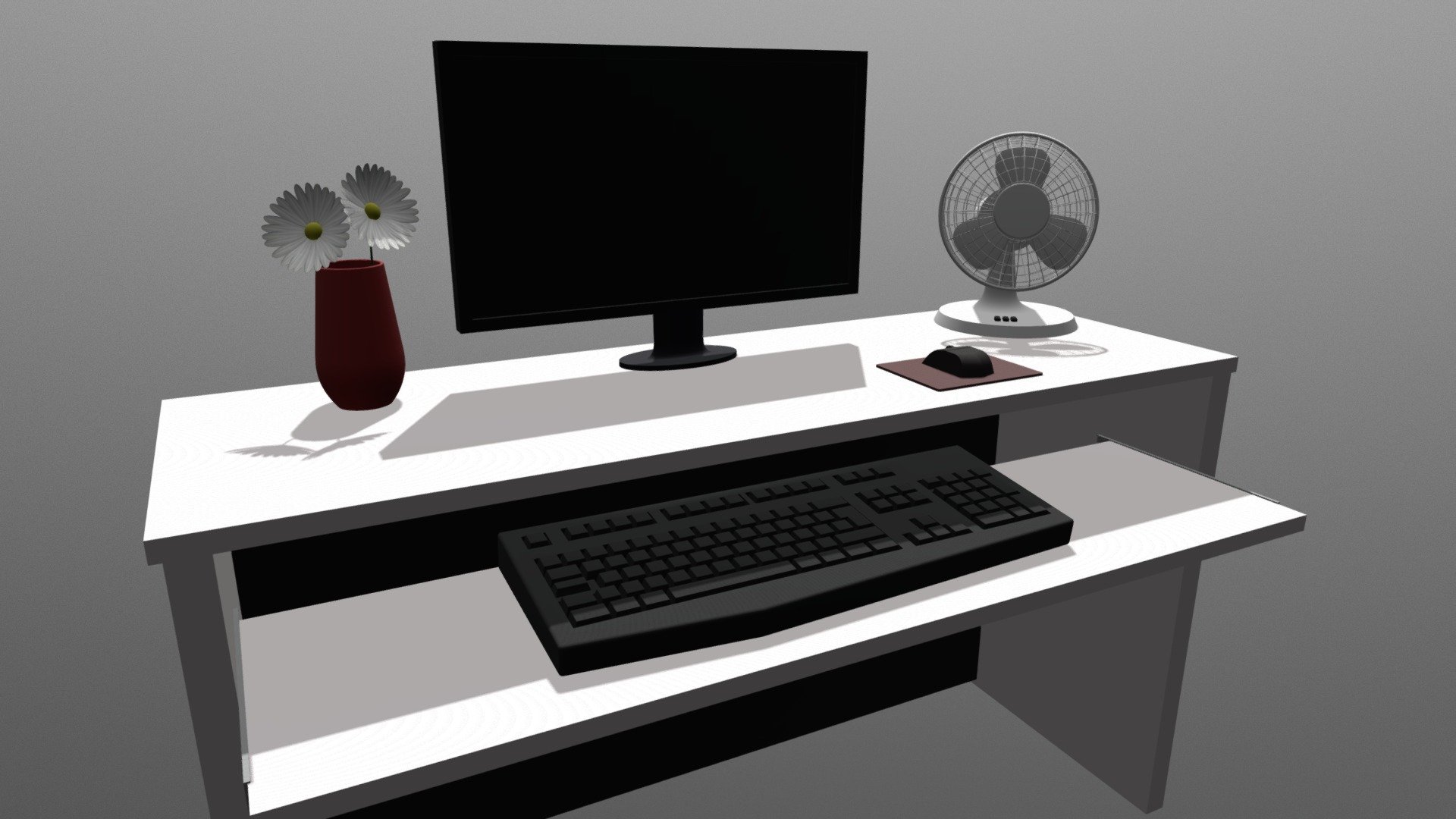 Quick high poly desk - 3D model by MeganElizabeth [68f2277] - Sketchfab