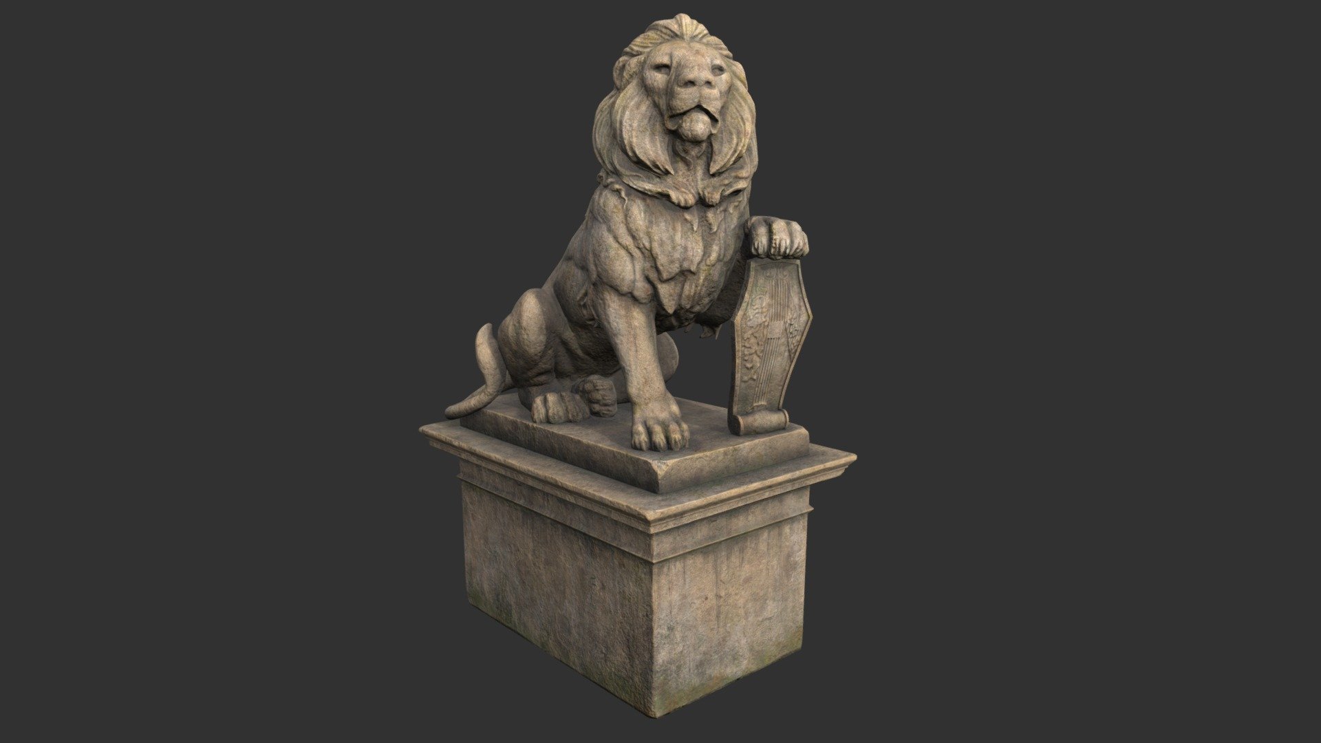 LionStatue - 3D model by Lê Văn Tuân (@lvtuan01664044000) [68f2a09 ...