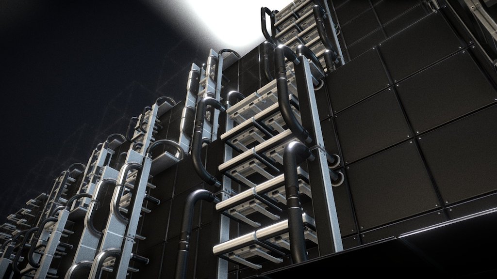 Sci-Fi Ladders and Stairs Version 2 Test 11 - 3D model by 3DHaupt ...