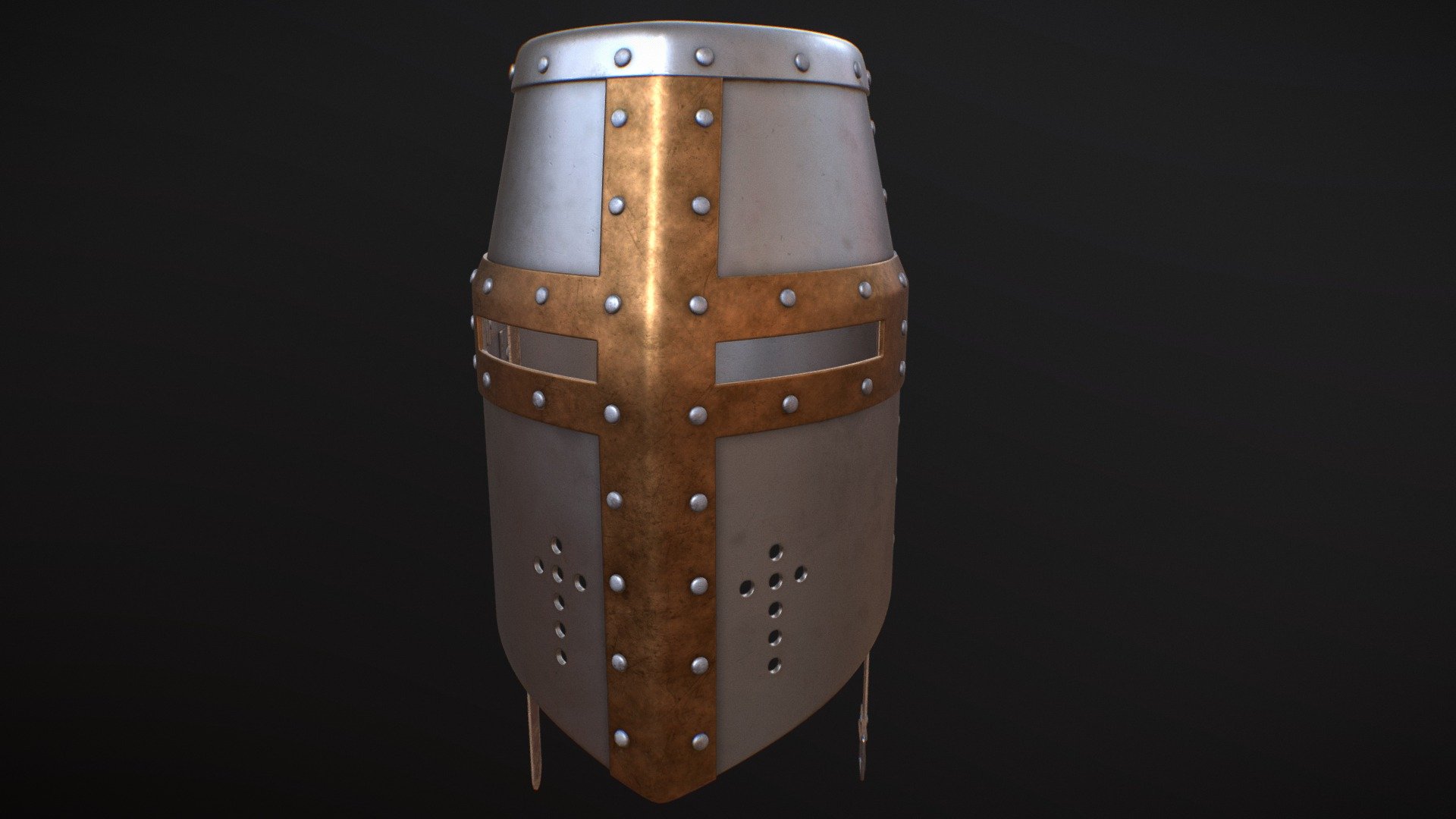 Topfhelm - 3D model by olgerd (@lgrd) [68f5474] - Sketchfab