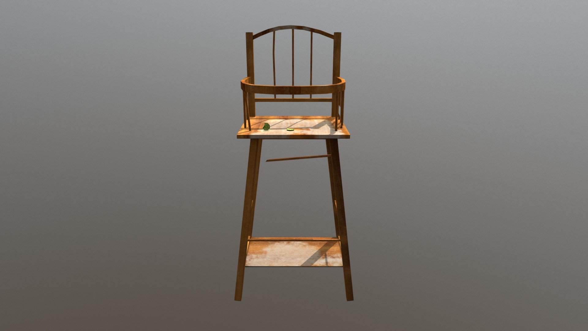 High Chair_Low poly - 3D model by awaz_taher [68f5fe6] - Sketchfab