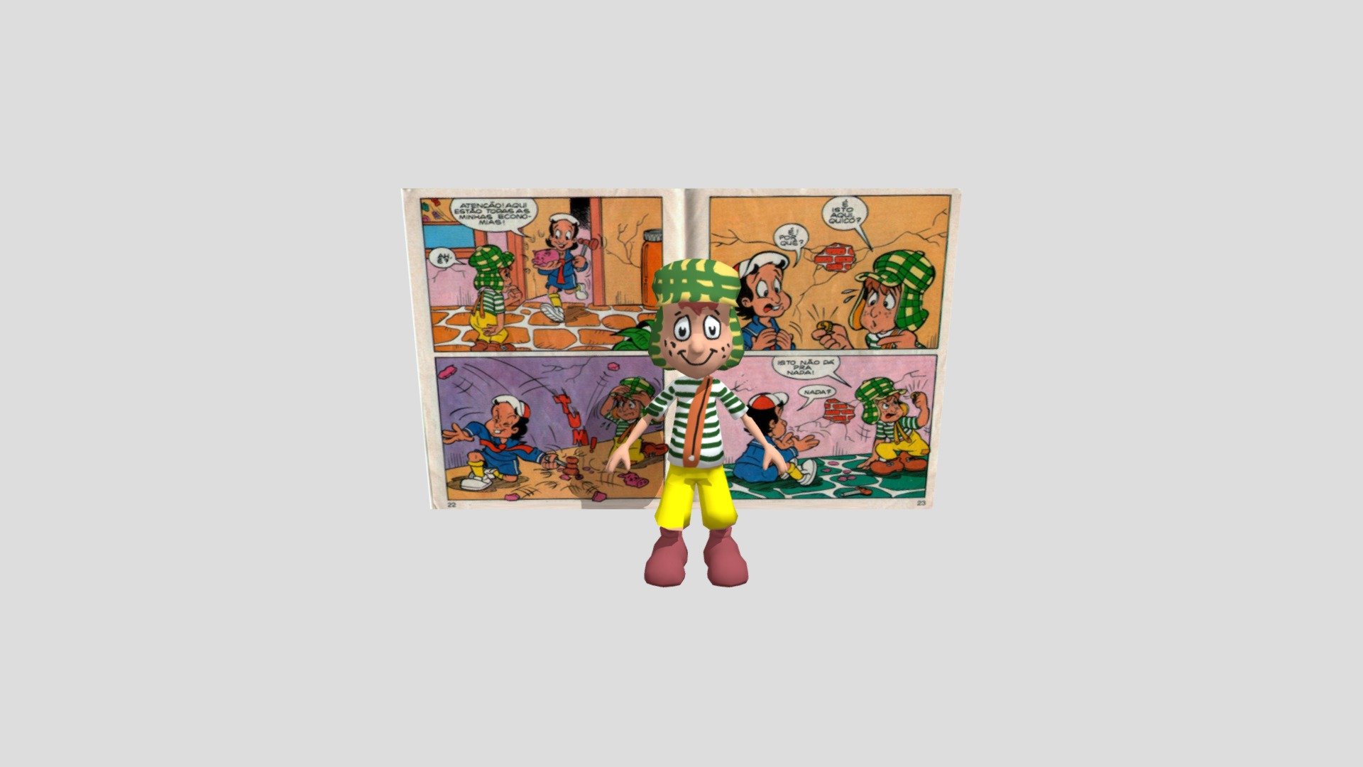 Chaves De (Chaves E Chapolim) HQ dos anos 90 - 3D model by jackvlk4 ...