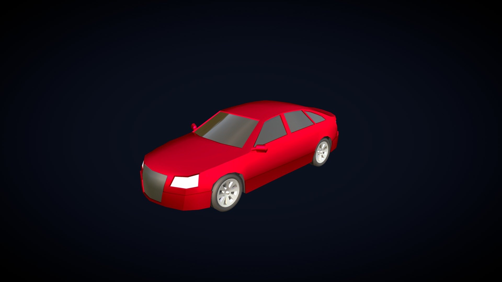 Low Poly Car - Sedan - Download Free 3D model by Adam Glachan ...