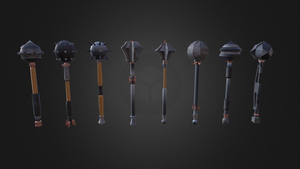 Mace Kit - Download Free 3D model by Rookster [68fab3c] - Sketchfab